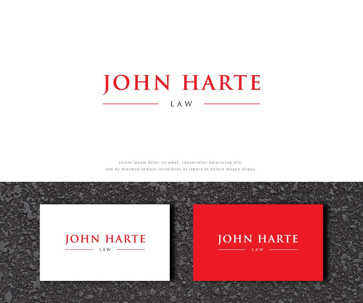 Logo Design for John Harte Law by Mohammad_Rasel | Design #30593679
