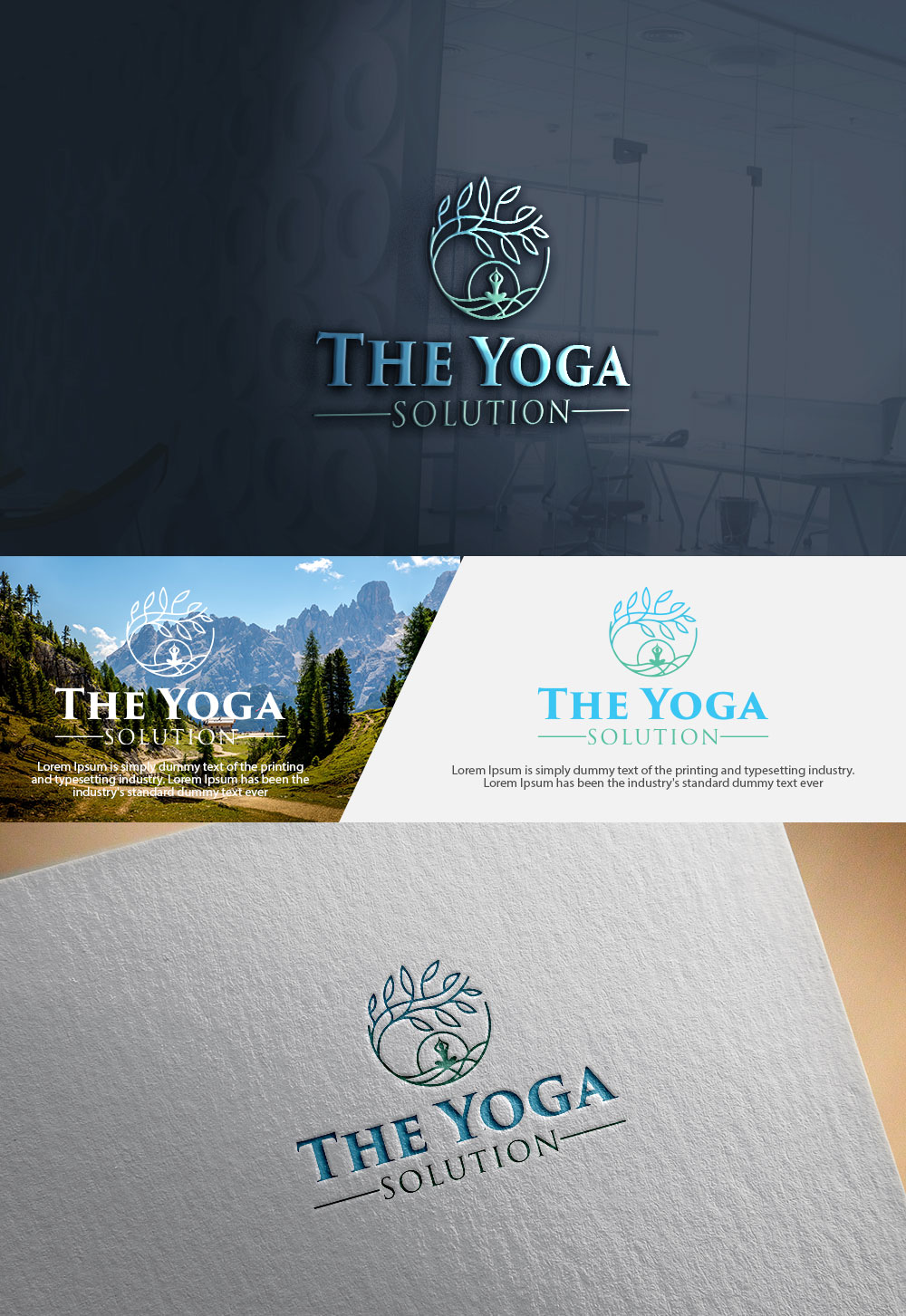 Logo Design for The Yoga Solution by Sher Dil | Design #30625310