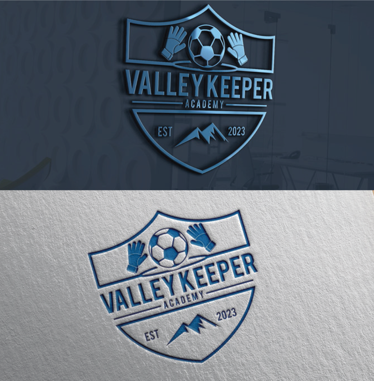 Bold, Serious, Soccer Logo Design for Valley Keeper Academy or VKA by ...