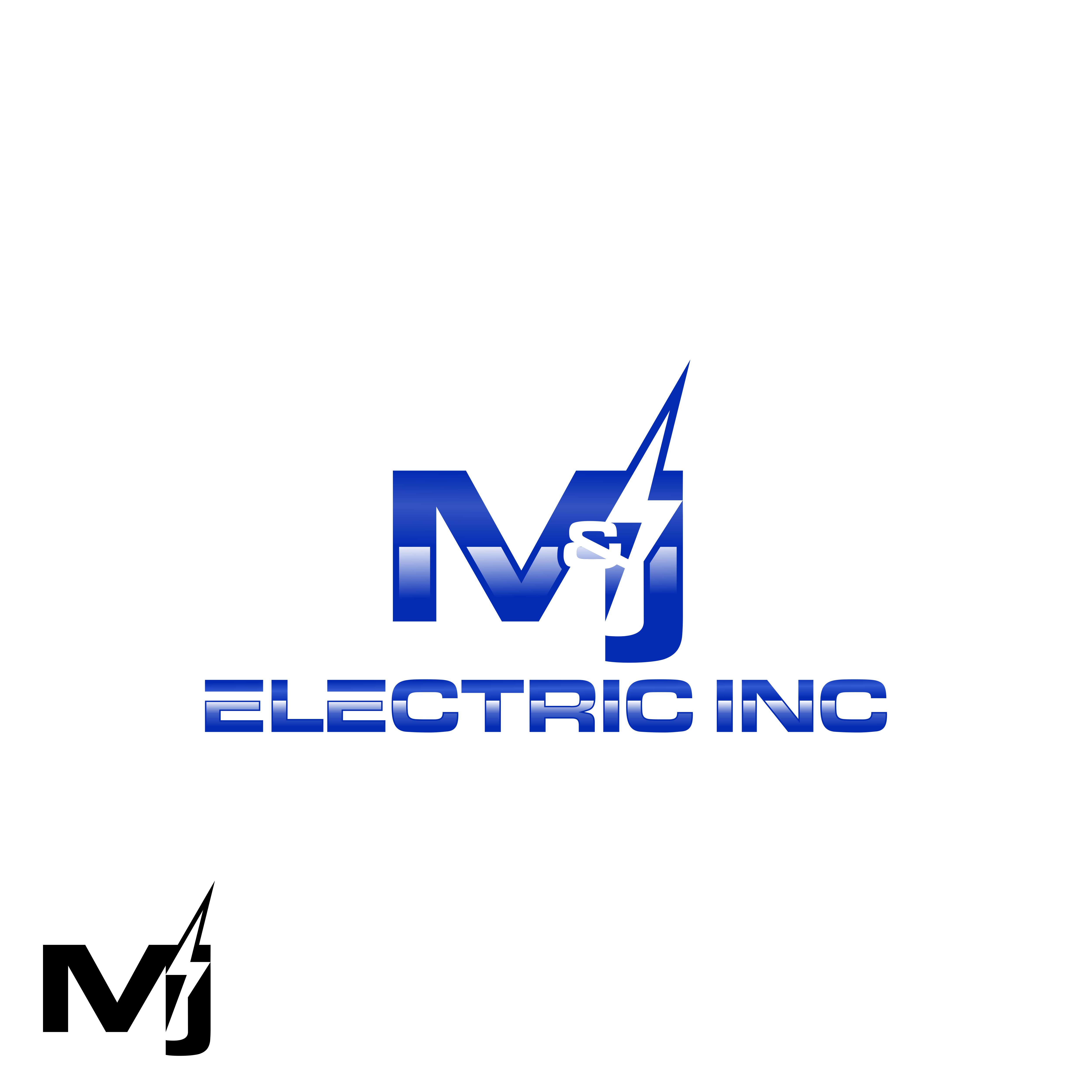 Masculine, Bold, Electrical contracting Logo Design for M & J Electric ...