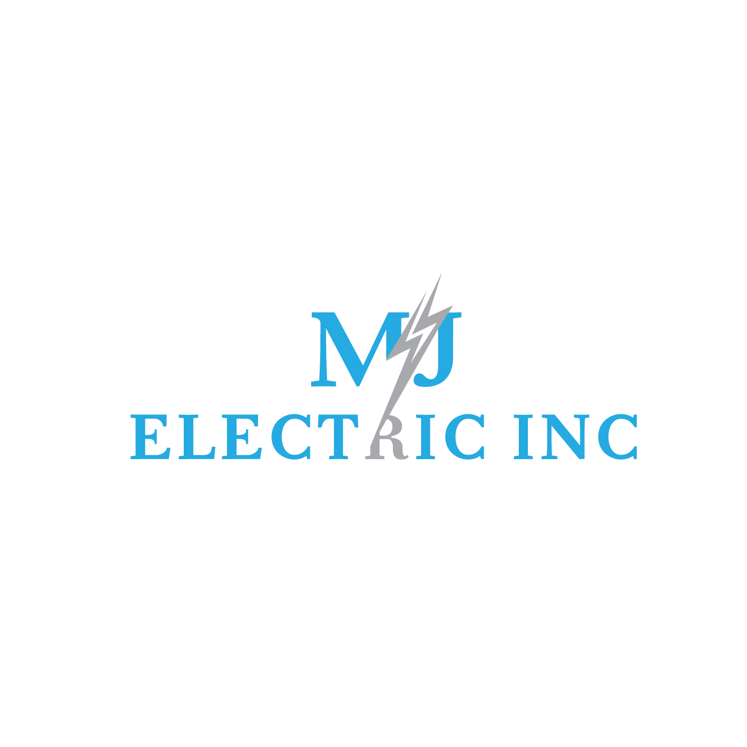 Masculine, Bold, Electrical contracting Logo Design for M & J Electric ...