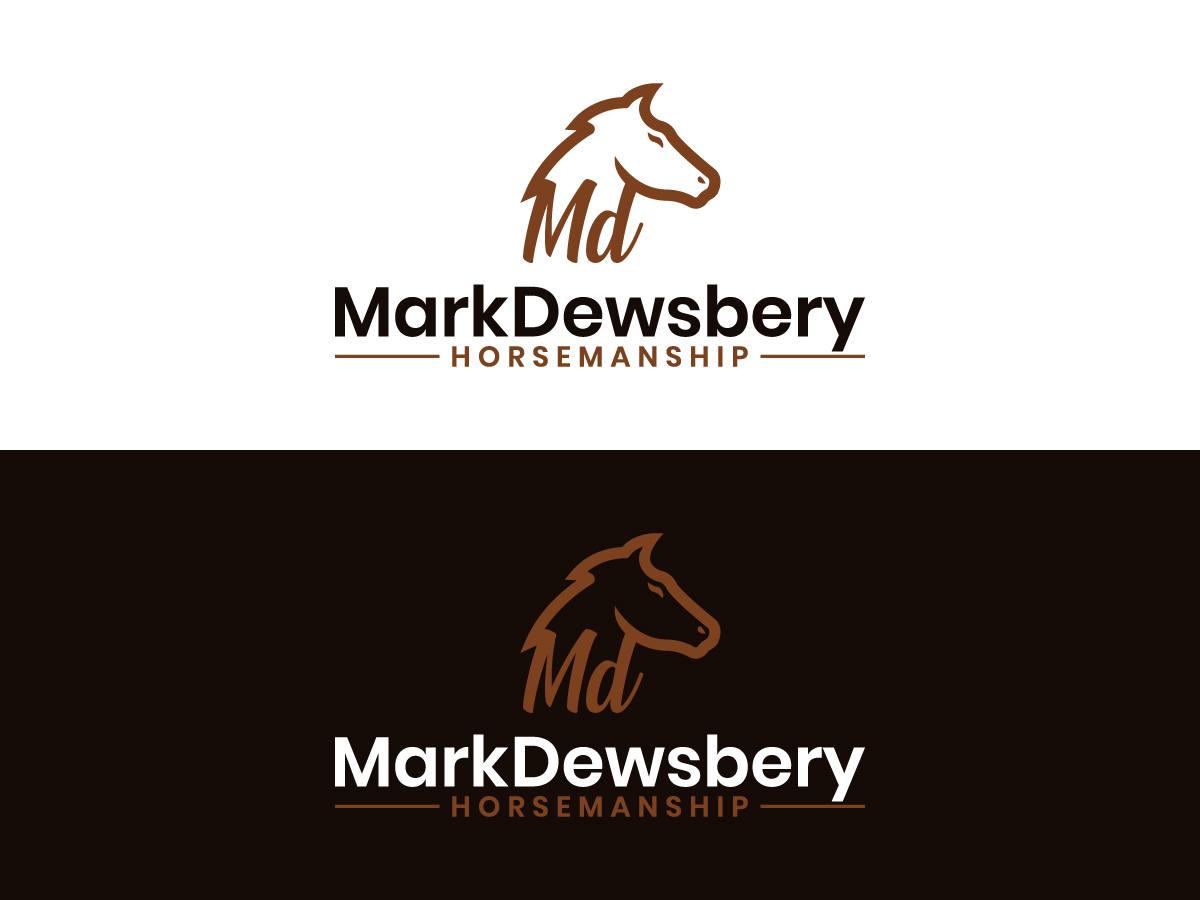 Serious, Professional, Horse Trainer Logo Design for Mark Dewsbery ...