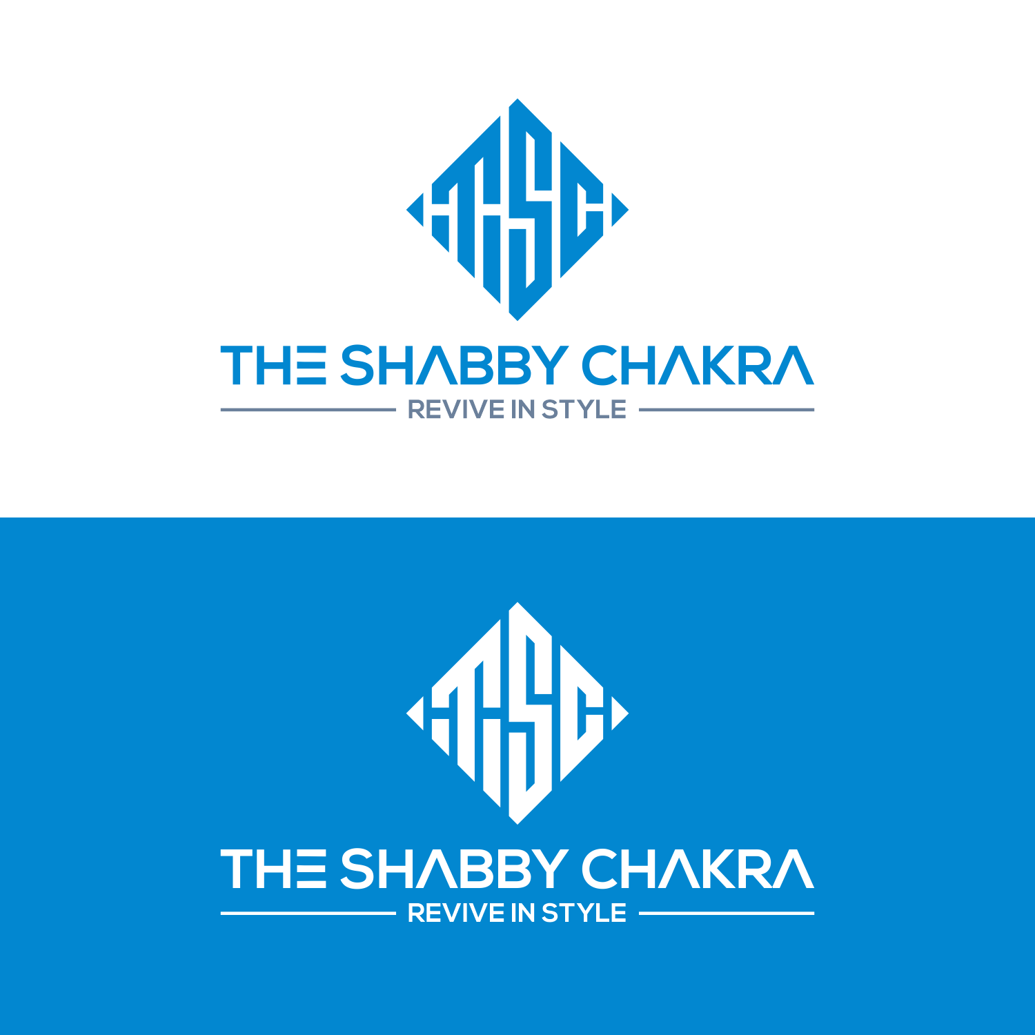 Feminine, Elegant, Home decor Logo Design for ‘The Shabby Chakra” and ...