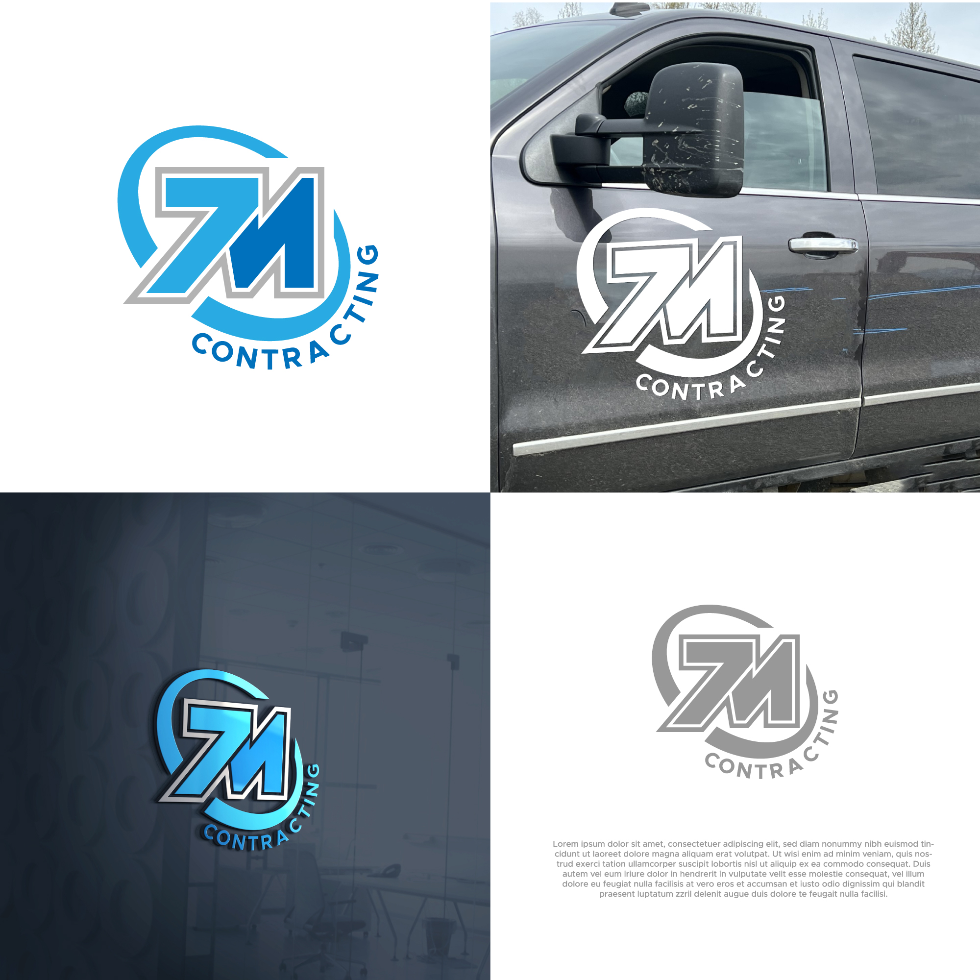 Bold, Serious, Contracting, Dirt work, construction Logo Design for 7M ...