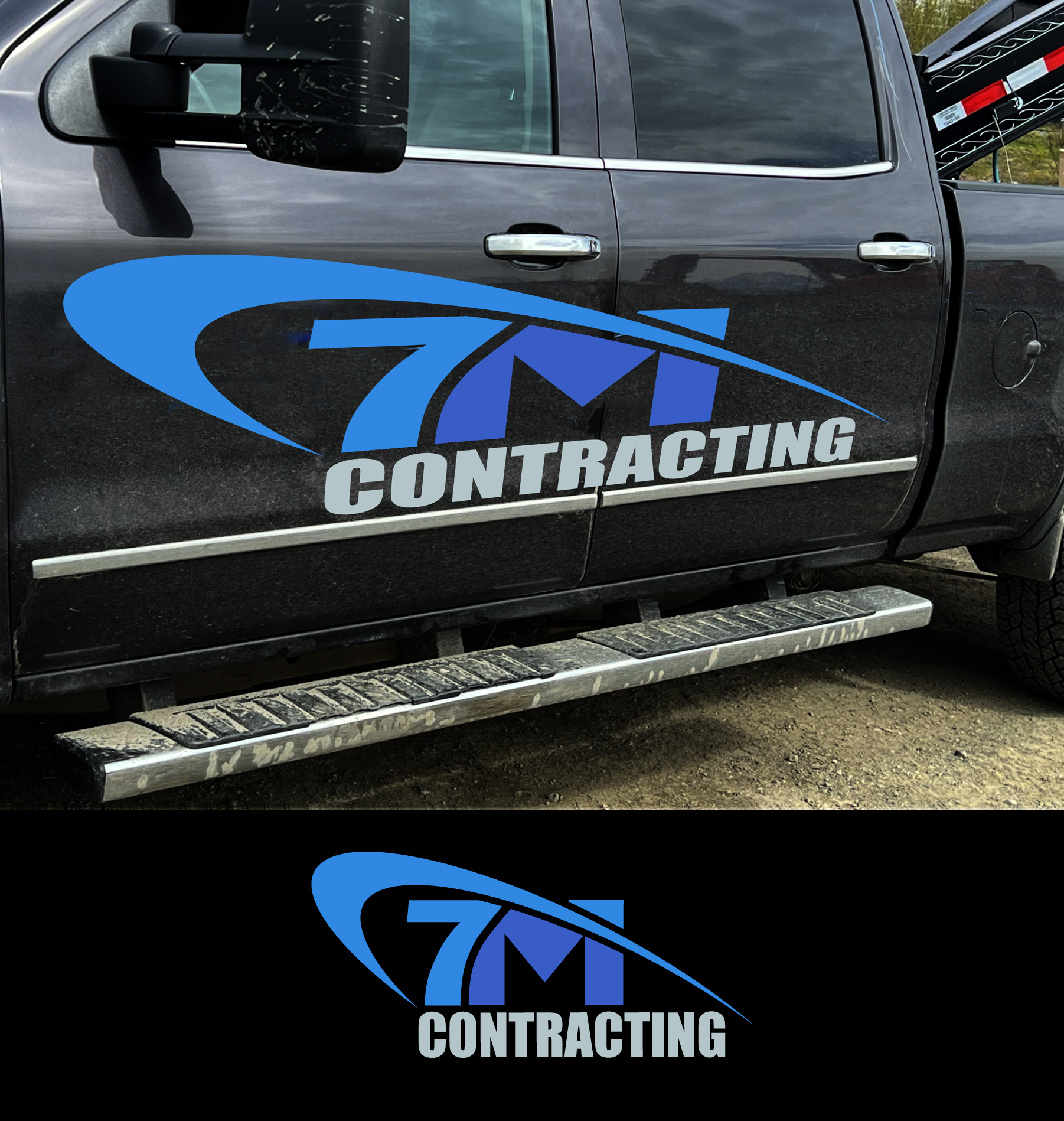 Bold, Serious, Contracting, Dirt work, construction Logo Design for 7M ...