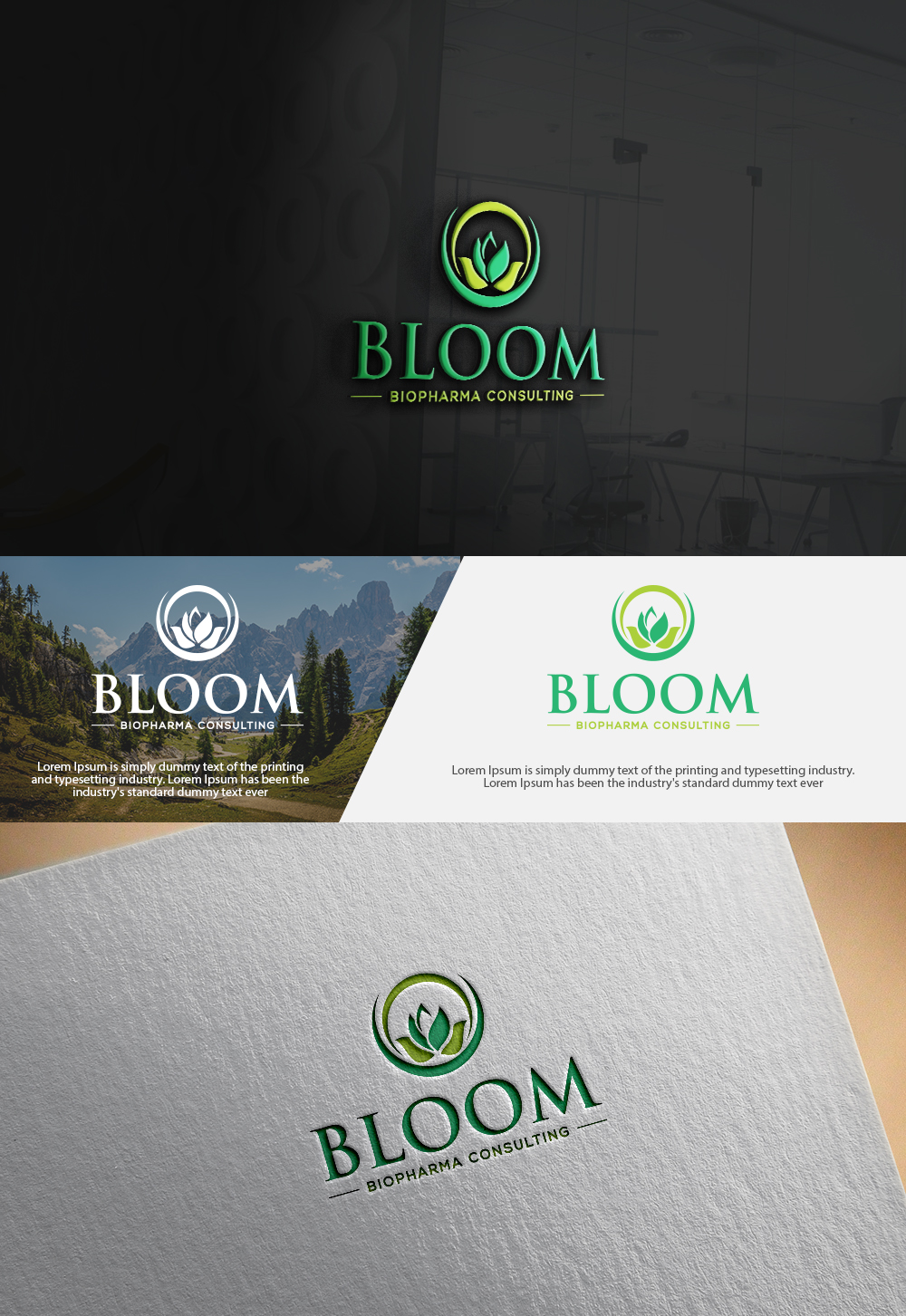 Serious, Upmarket, Biotechnology and Pharmaceutical Drug Development Logo Design for Bloom ...
