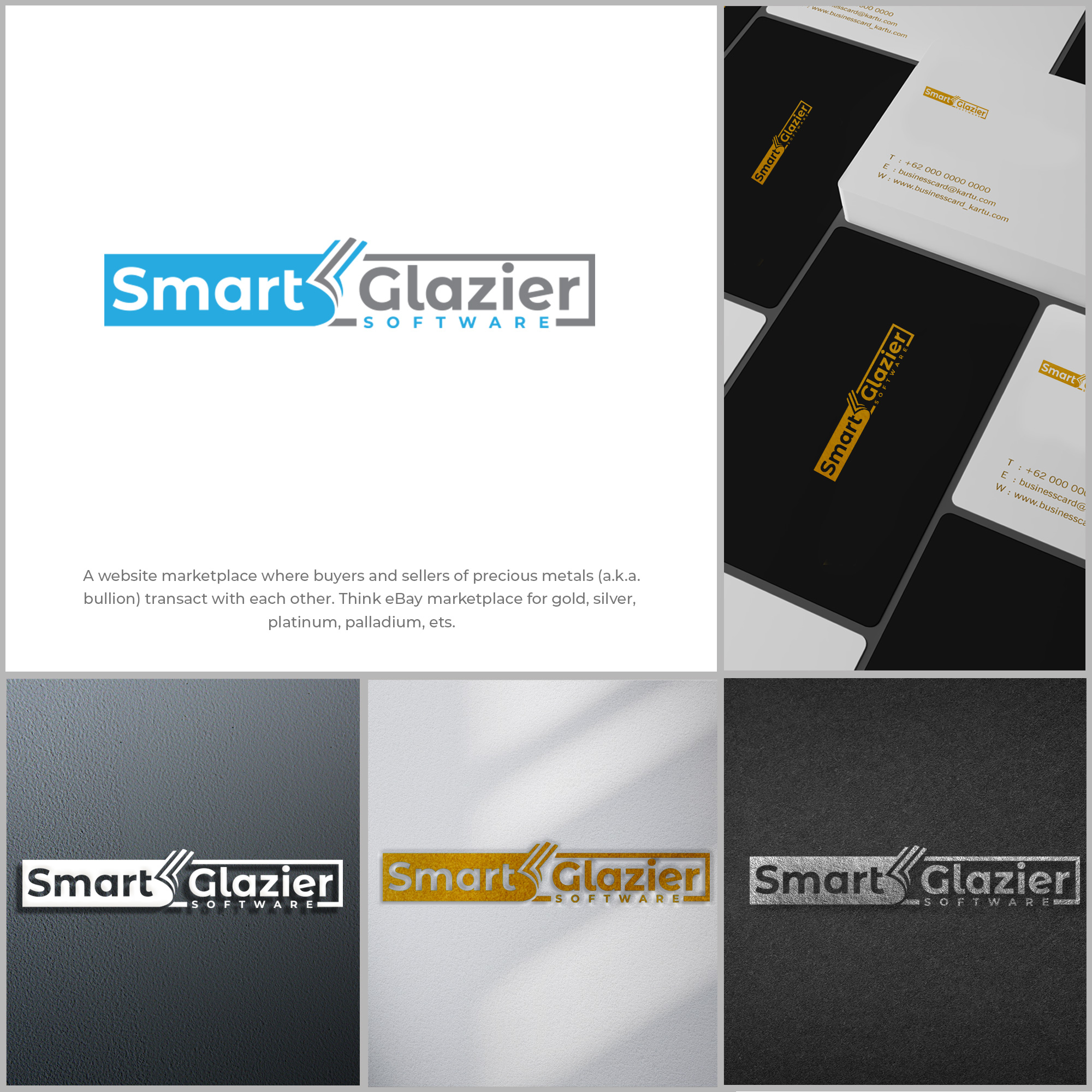 Logo Design for Smart Glazier Software by nilpori 103 | Design #30635029