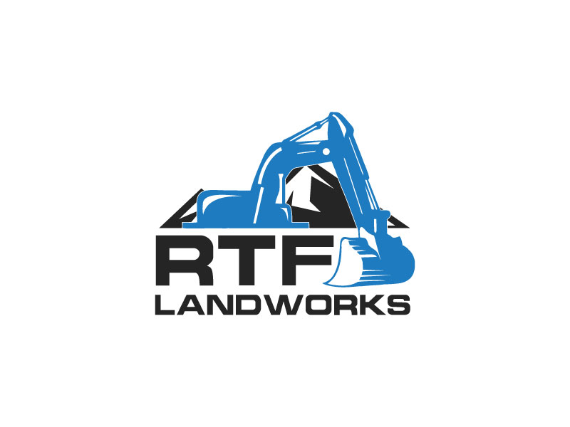Upmarket, Modern, Excavation Logo Design for RTF LandWorks by holyvi ...