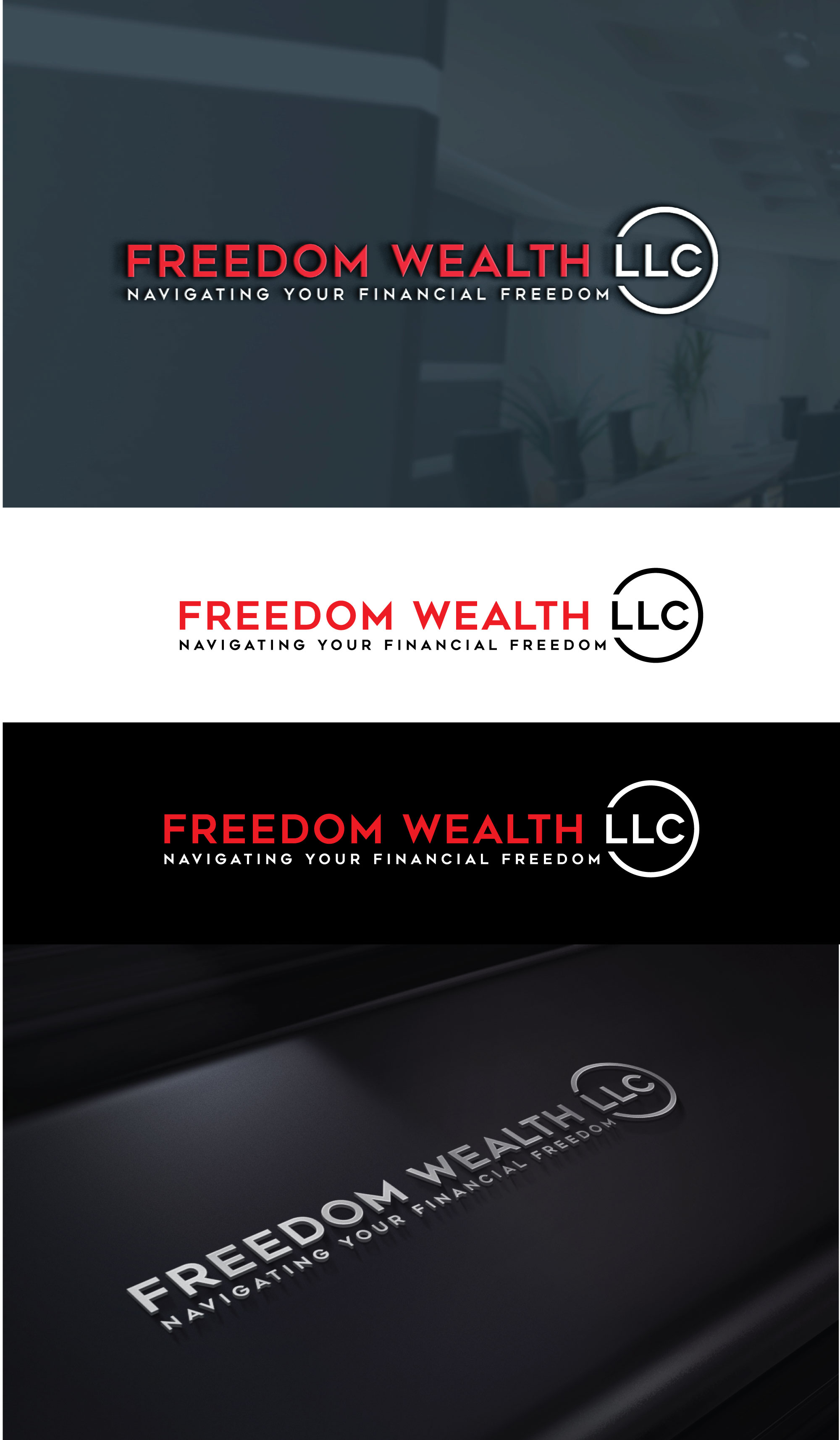 Logo Design for Freedom Wealth LLC (entity name), Navigating your ...