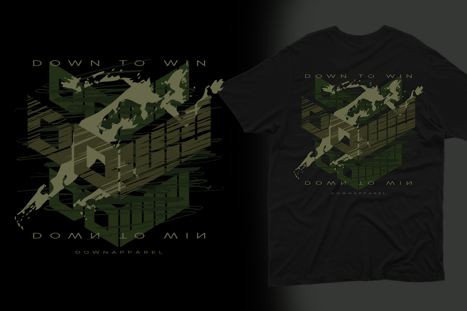 Bold, Serious T-shirt Design for DOWN APPAREL by Drawingbook | Design ...