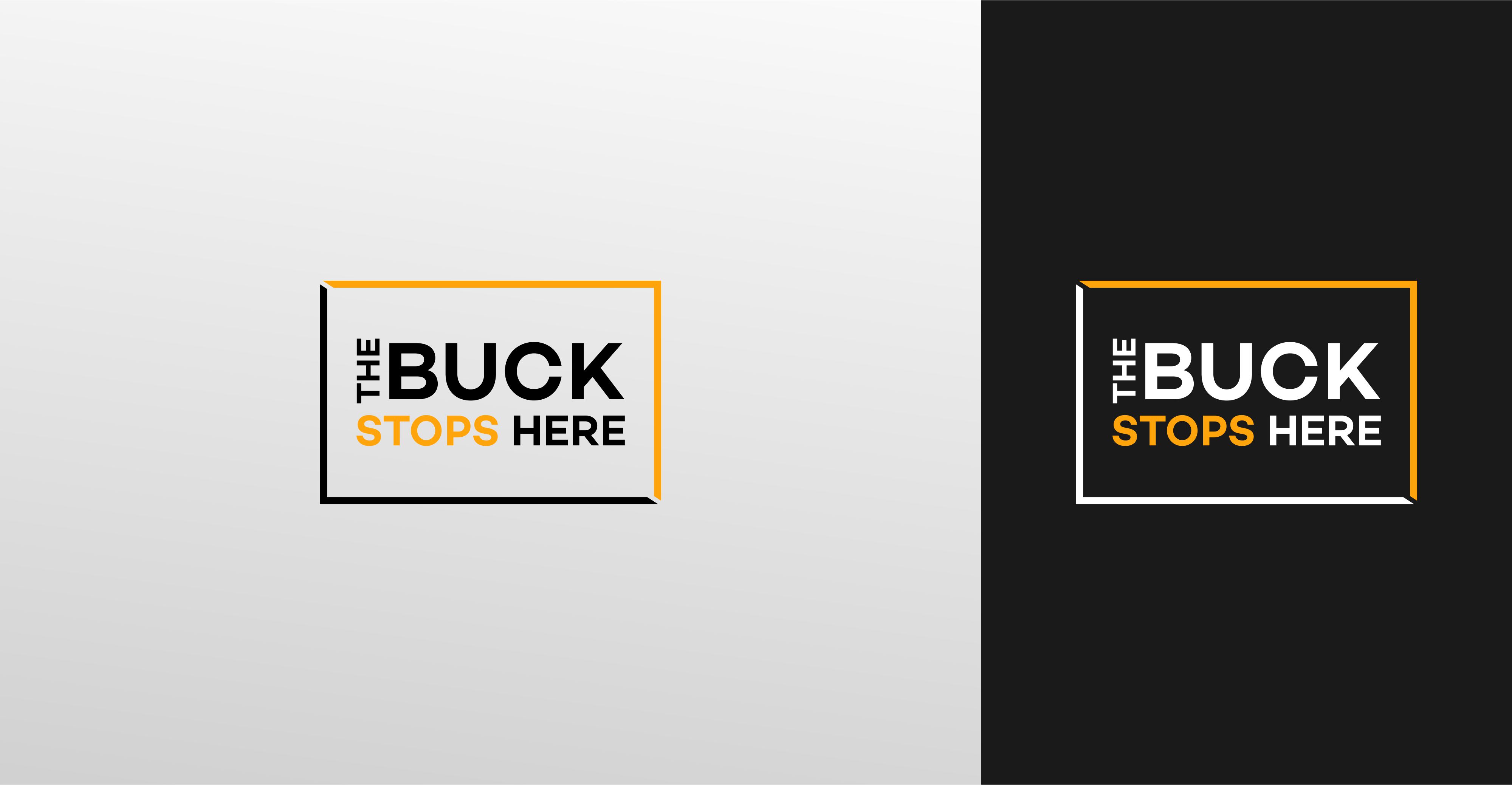 Logo Design for The buck stops here by Graphic Media | Design #30669139