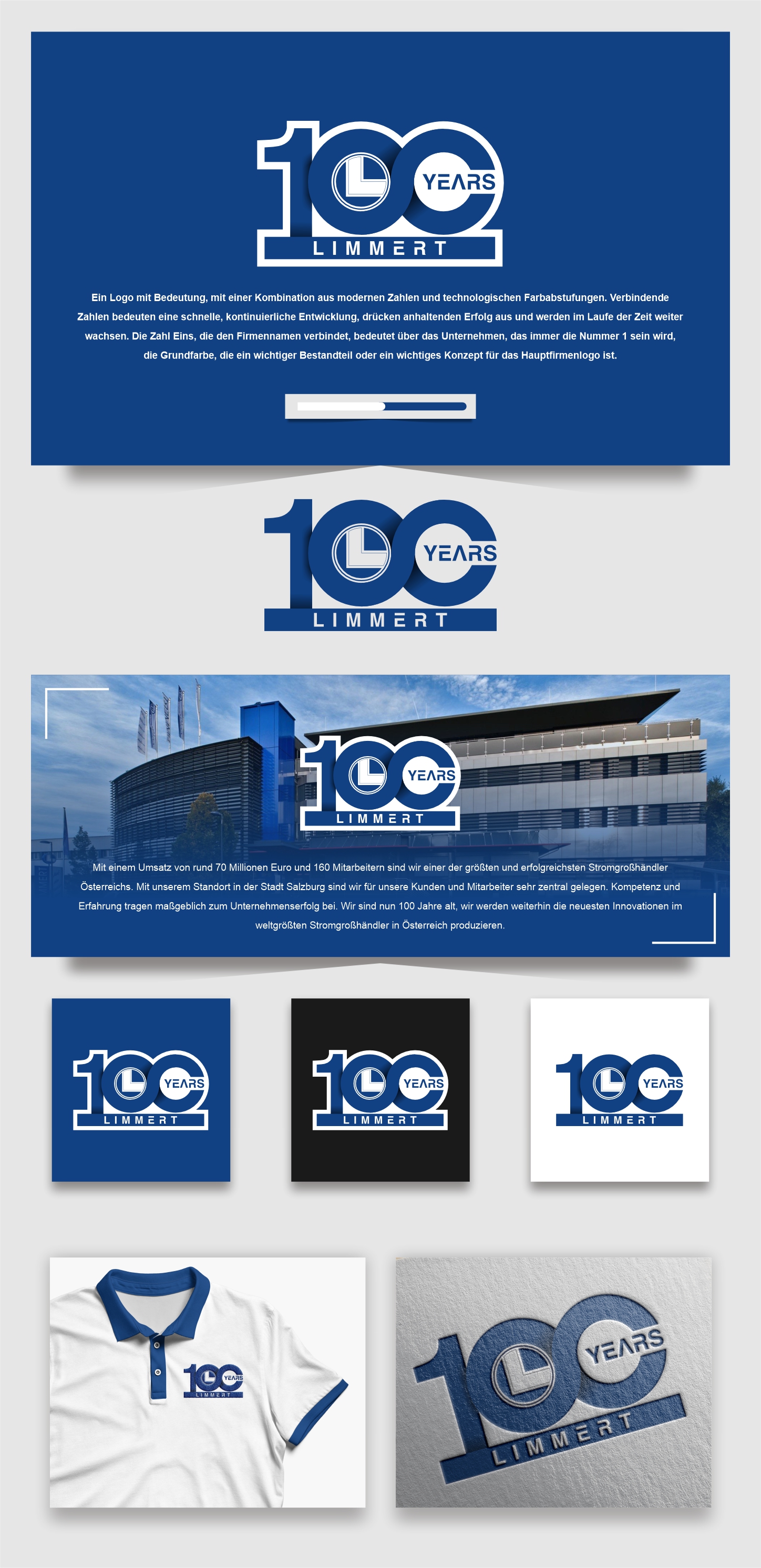 Professional, Conservative Logo Design for 100 Jahre LIMMERT by Reiki ...