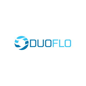 DuoFlo Plumbing Business Logo - graphic that points towards air and ...