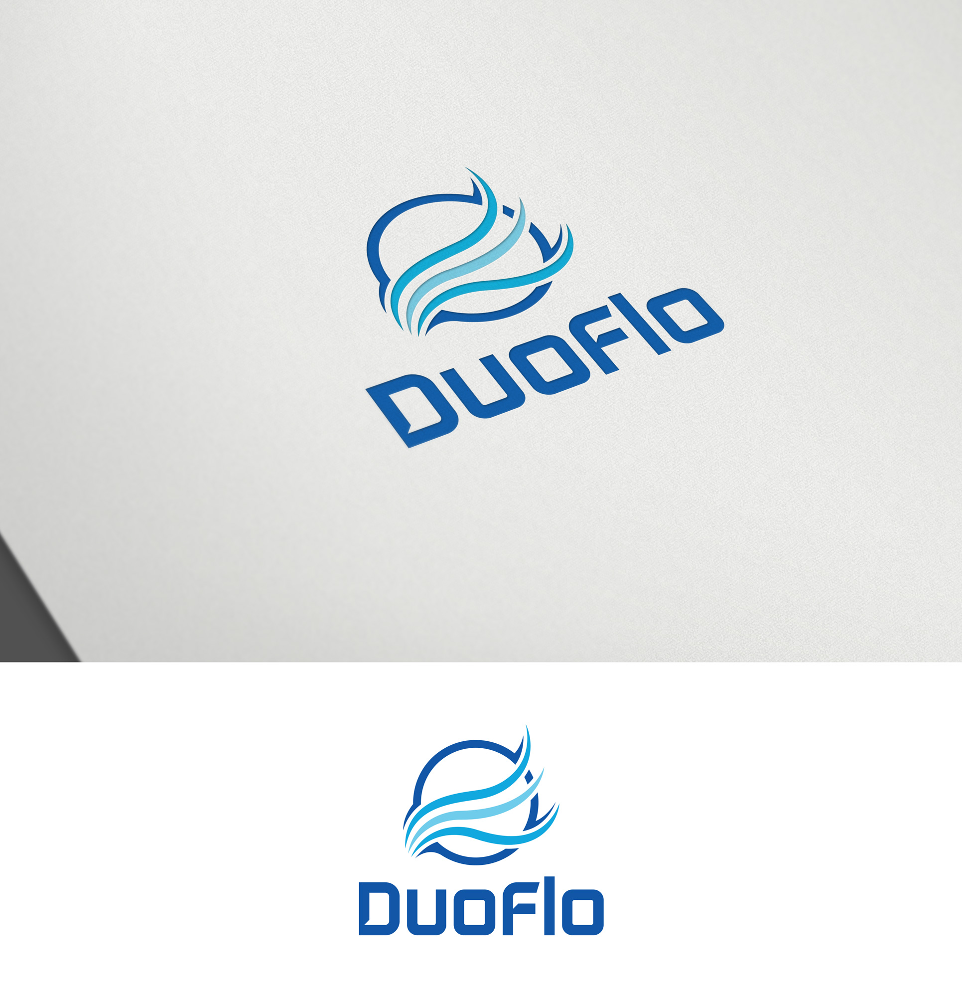 Bold, Modern Logo Design for DuoFlo by Impressive Sol | Design #30674159