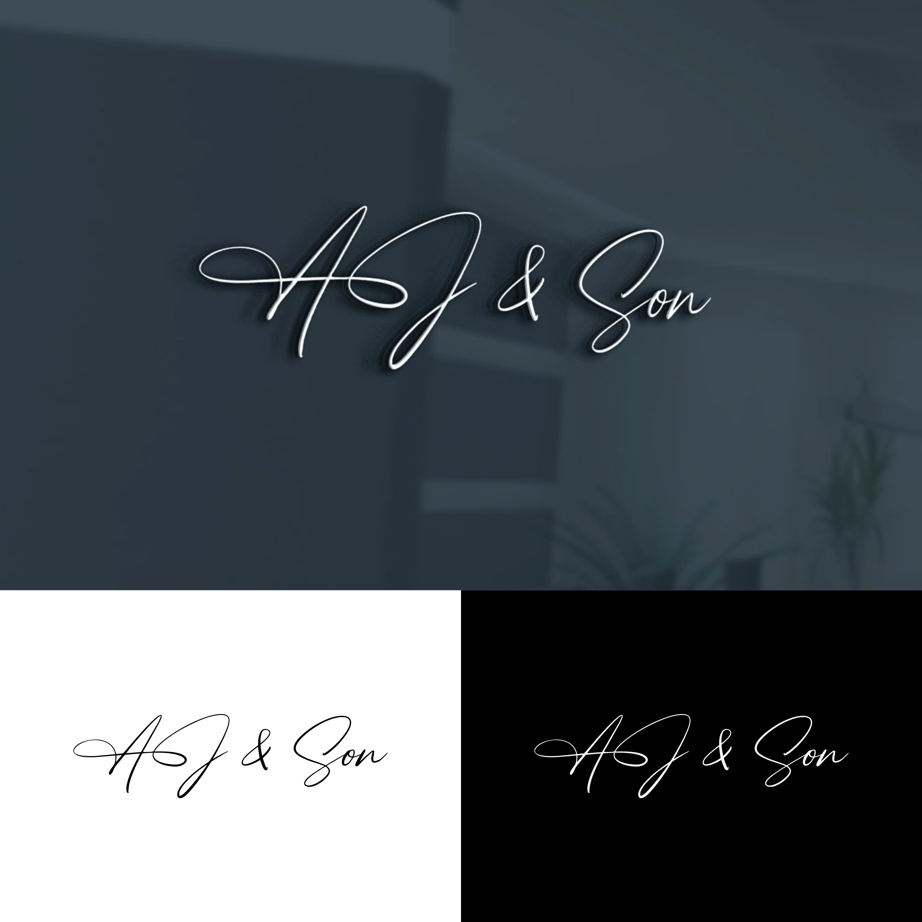 Logo Design for AJ & Son by ge.logo | Design #30709023