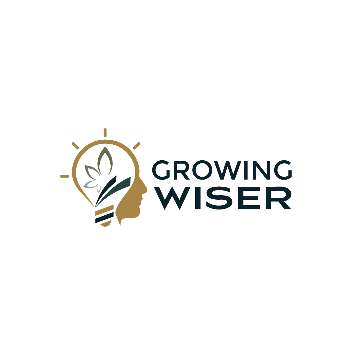 Playful, Elegant, coaching and consulting Logo Design for Growing Wiser ...