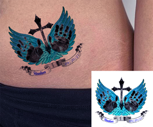 Haaken stillbirth memorial wrist and/or ribs tatoo | 23 Tattoo Designs ...