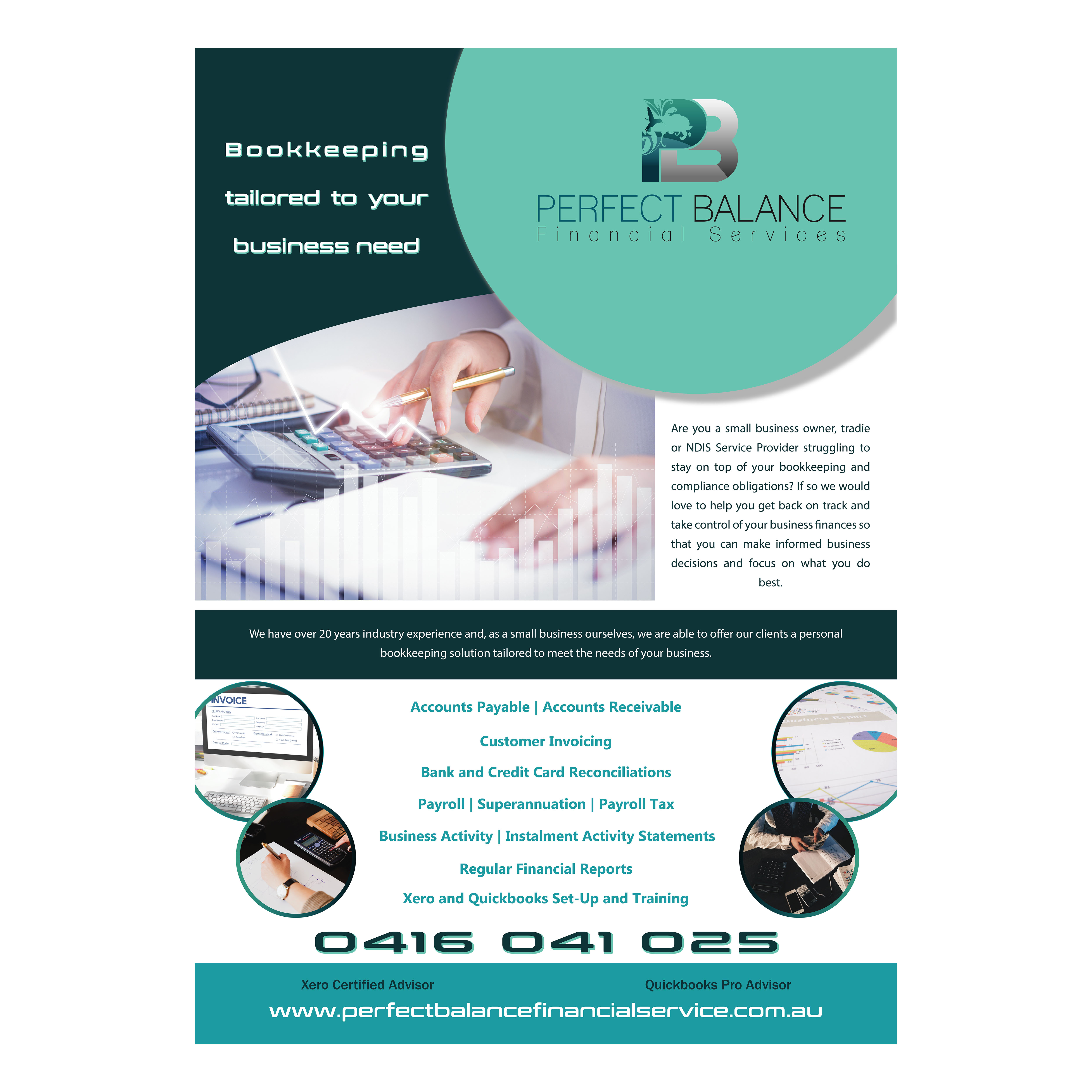 Flyer Design for Perfect Balance Financial Services by SimonaArtDesign ...