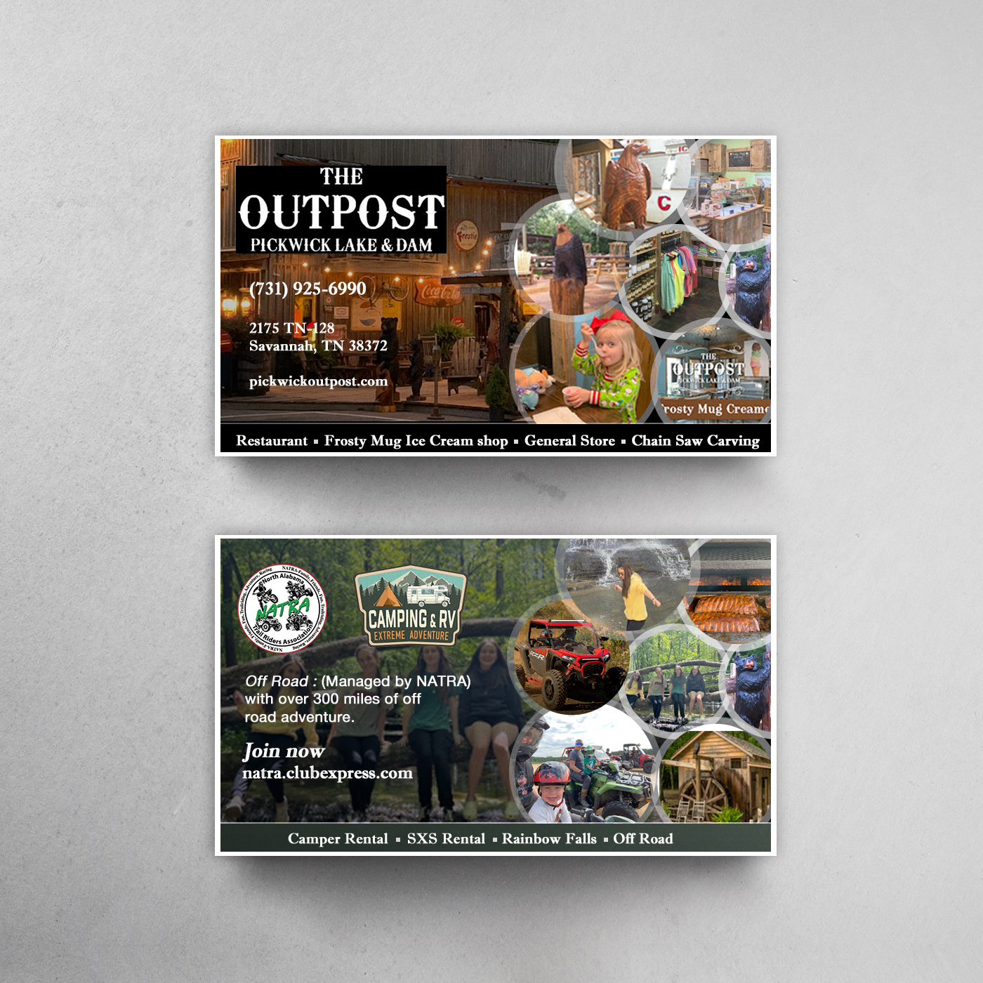 Elegant, Playful Business Card Design for The Outpost by Brand aid ...