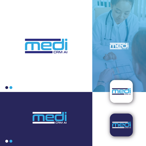 MEDI CRM AI | 88 Logo Designs for MEDI CRM AI