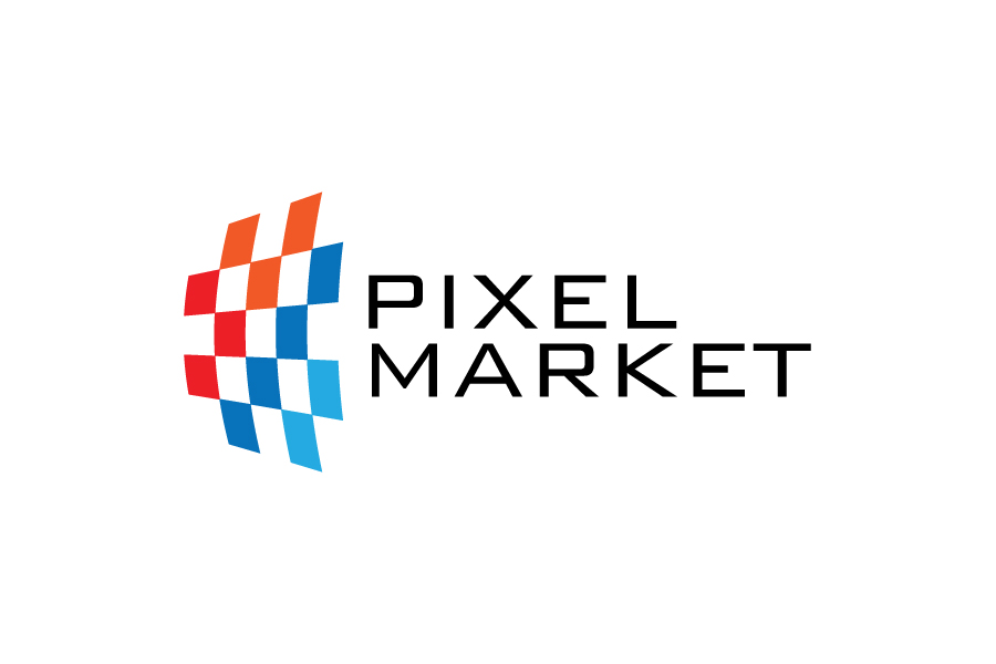 Elegant, Playful, E-Commerce Market Place Logo Design for Pixel Market ...