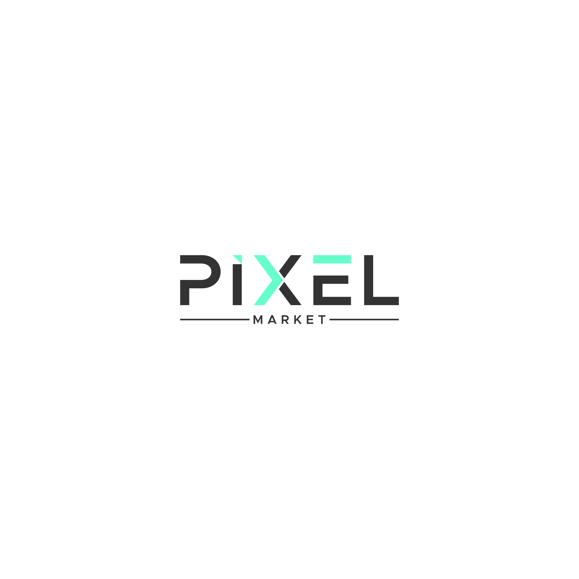 Elegant, Playful, E-Commerce Market Place Logo Design for Pixel Market ...