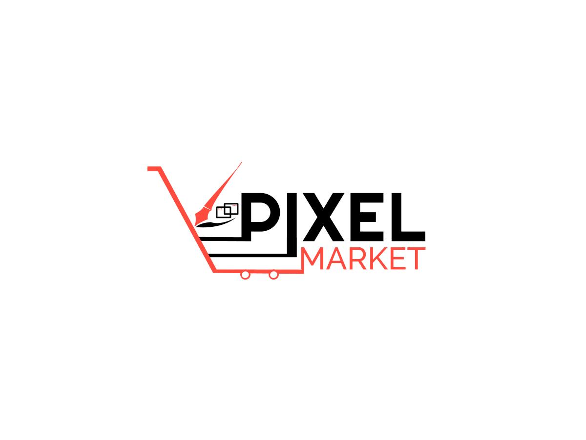 Elegant, Playful, E-Commerce Market Place Logo Design for Pixel Market by TOPDEVIT | Design ...