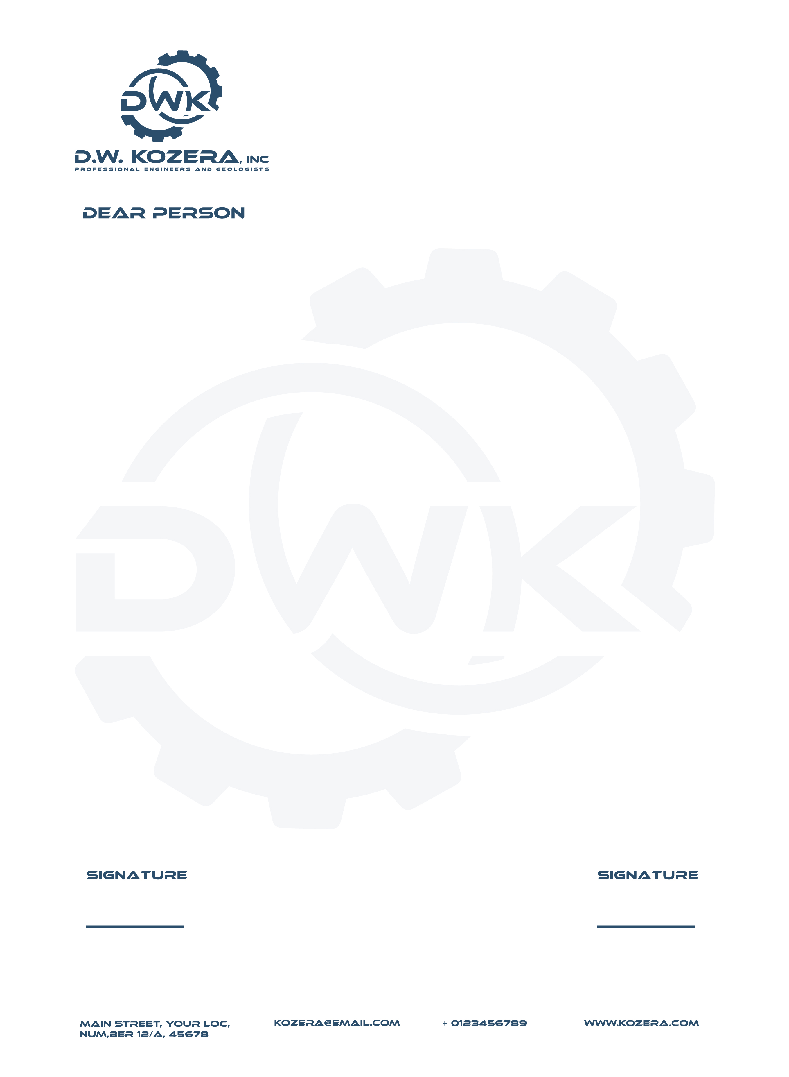 Professional, Traditional, Civil Engineering Logo Design for D.W ...