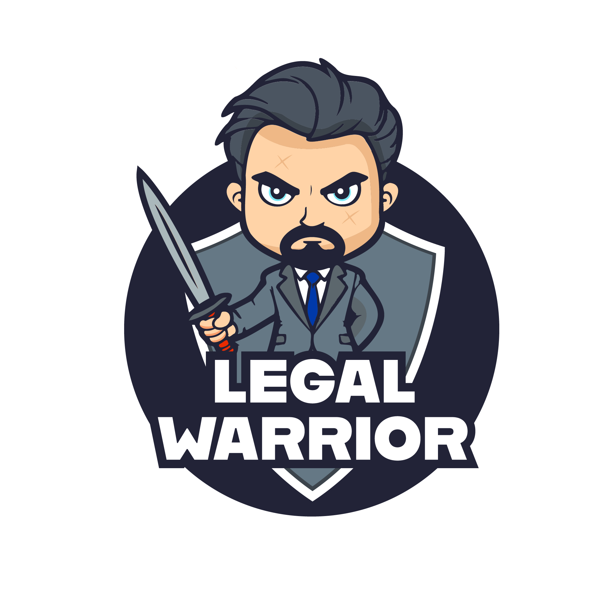 Logo Design for Legal Warrior by Brewyart Creative | Design #30715903