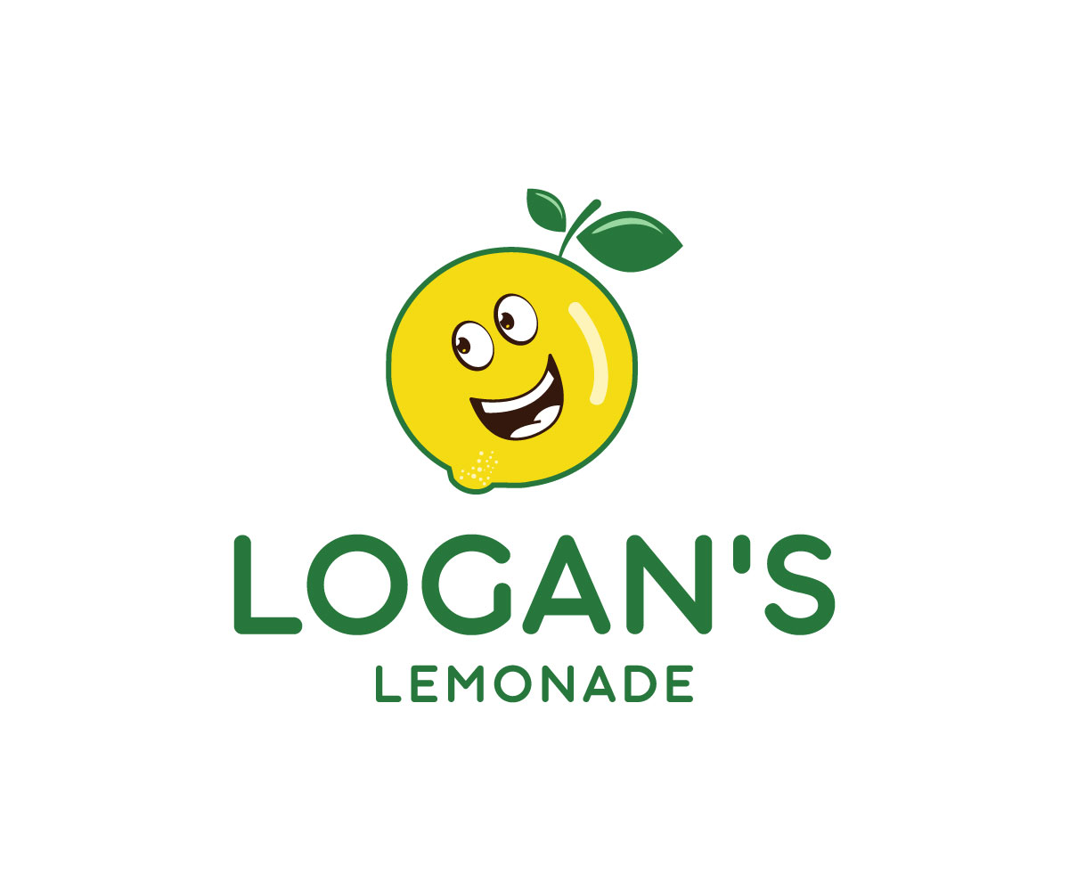 Playful, Elegant Logo Design for Logan's Lemonade with a picture of a ...