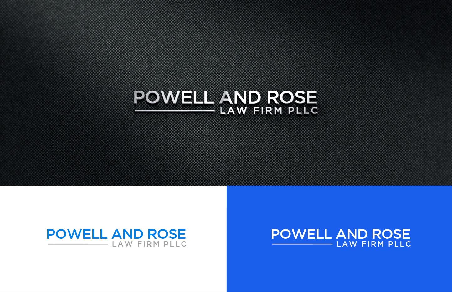 Logo Design for Powell and Rose, Law Firm PLLC by PyramidsDesigns | Design #30740279