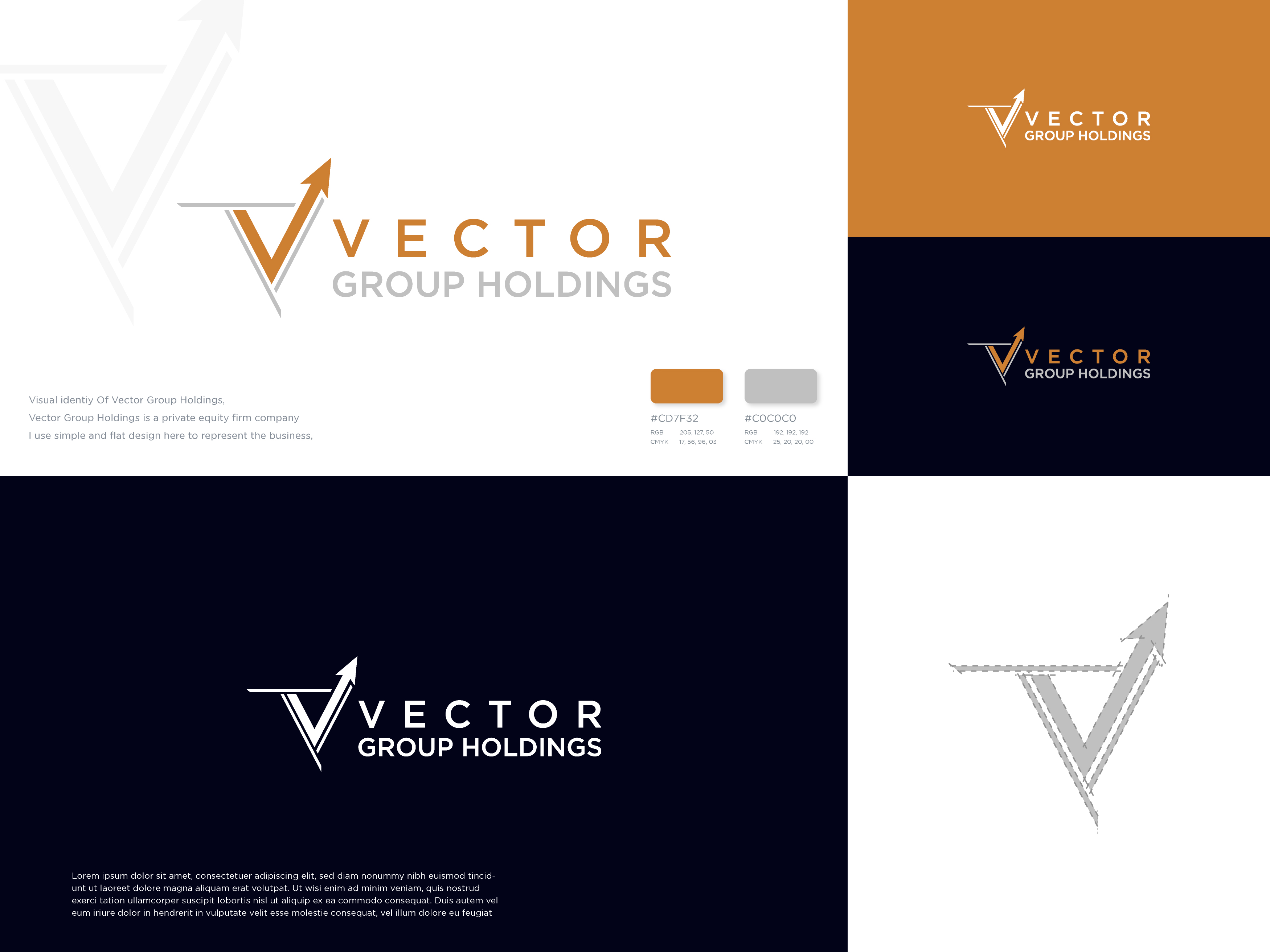 Bold, Modern Logo Design for Vector Group Holdings by CanvasDesign ...