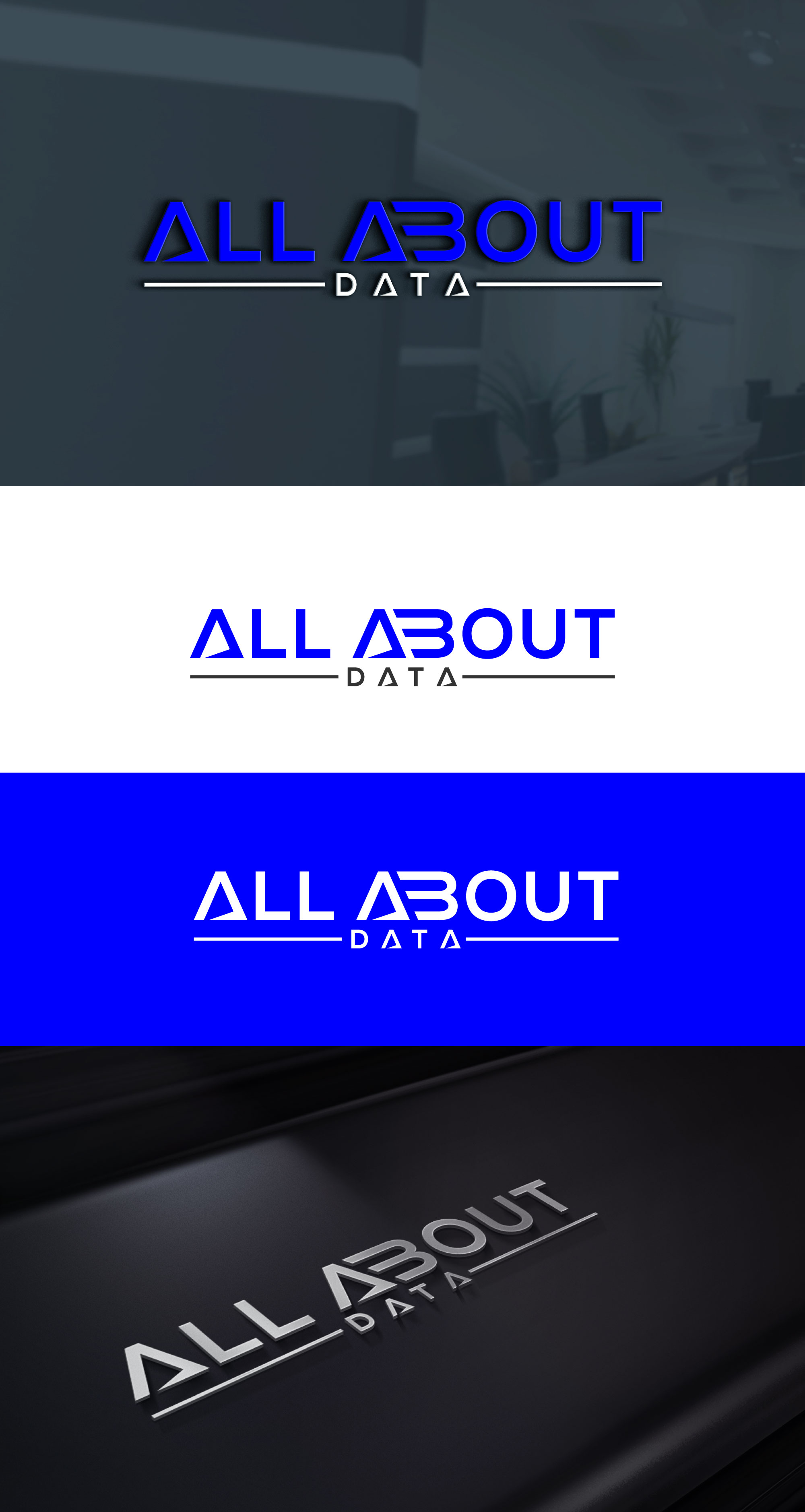Modern, Elegant, IT Logo Design for All About Data by nur321 | Design ...