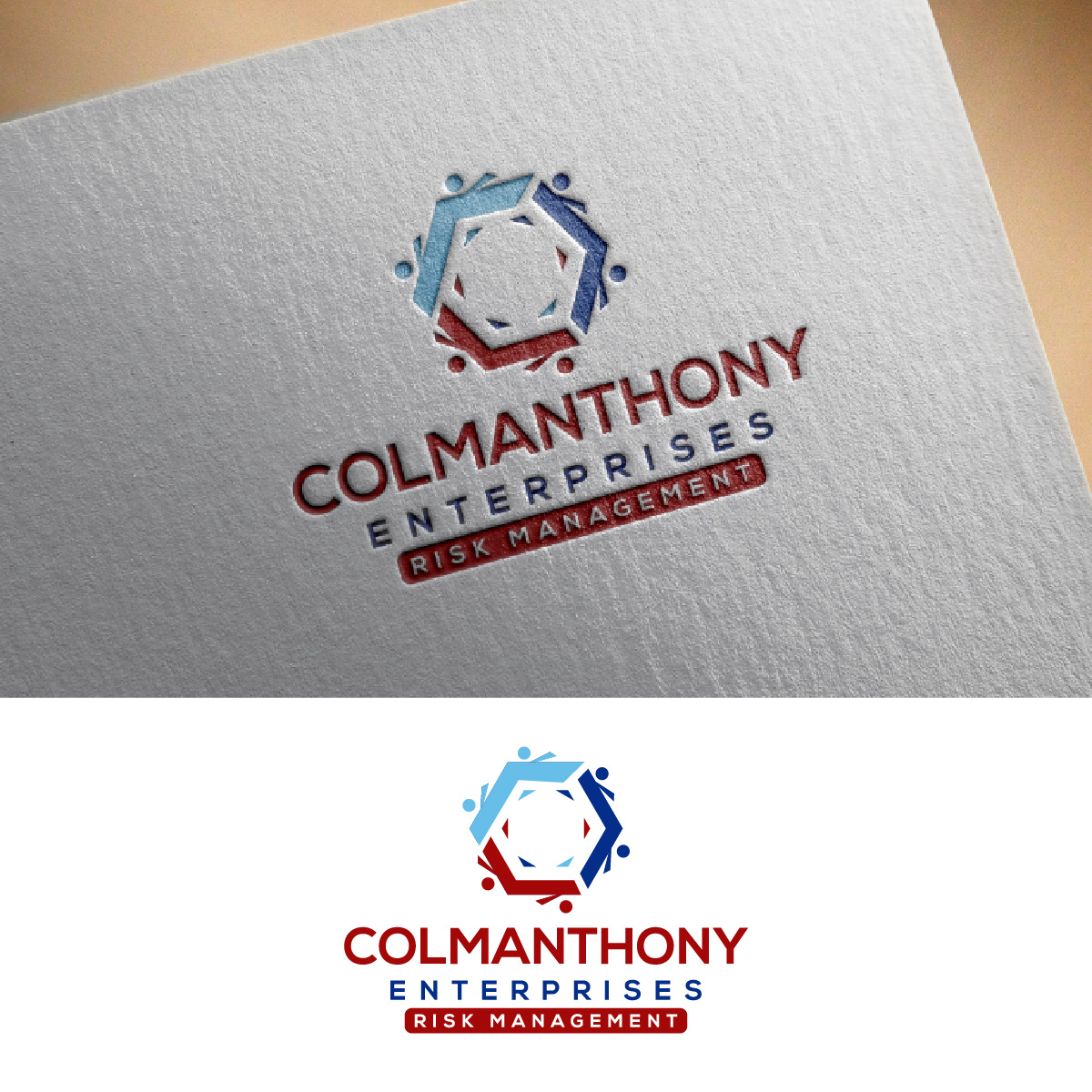 Logo Design for ColmAnthony Enterprises: Risk Management for Small ...