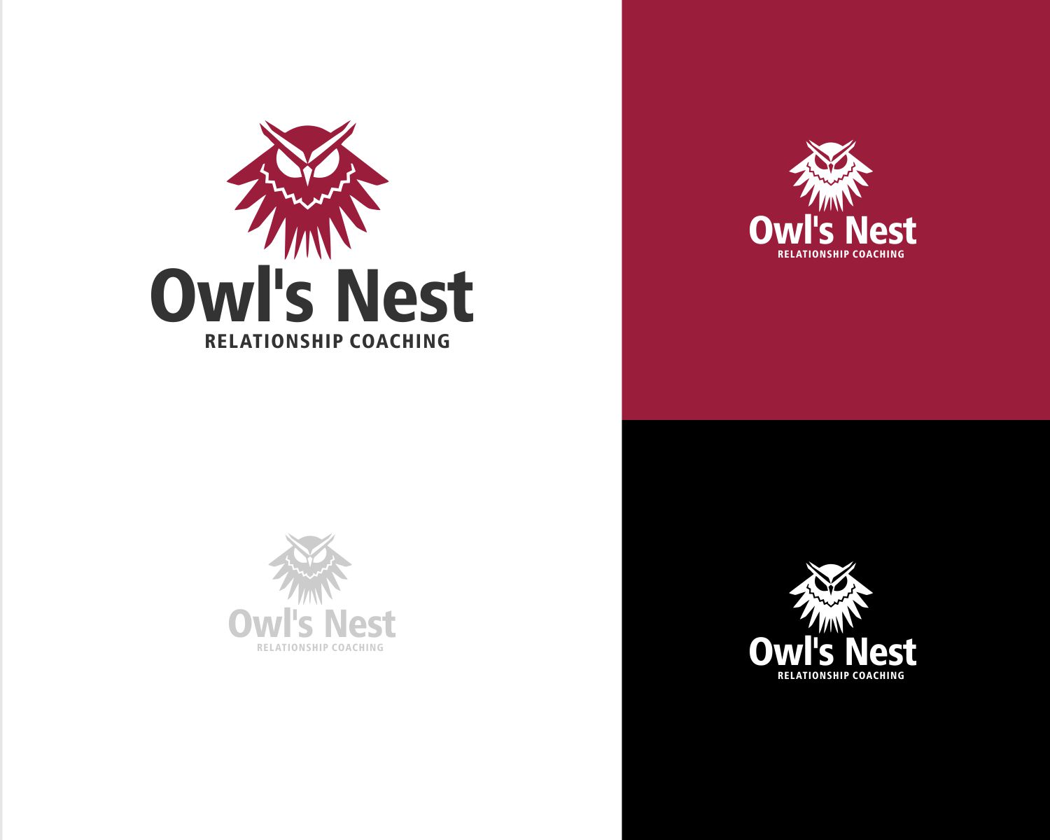 Personable, Elegant, Coaching Logo Design for Owl's Nest Relationship ...