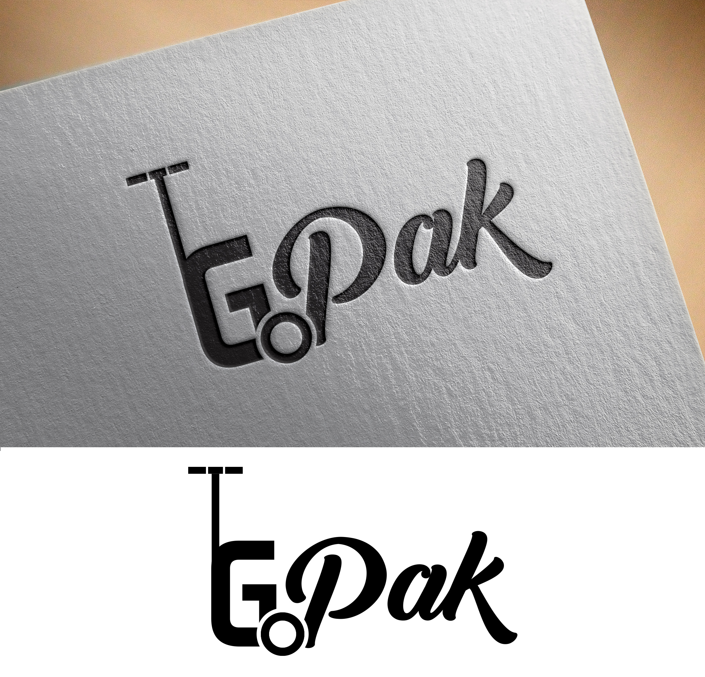 Elegant, Playful Logo Design for GoPak by we with | Design #30736755