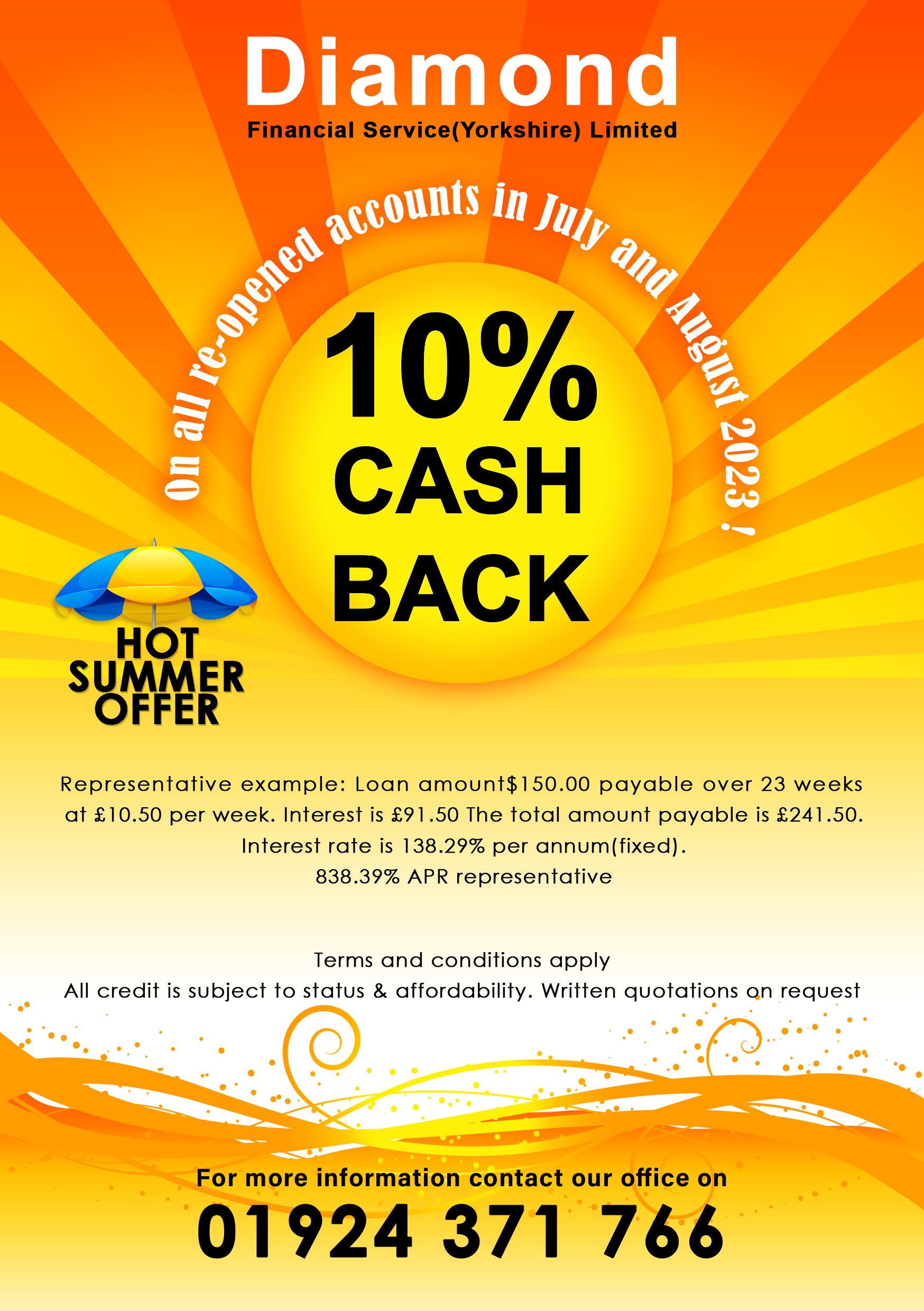 Elegant, Playful Flyer Design for Diamond Financial Services (Yorkshire ...