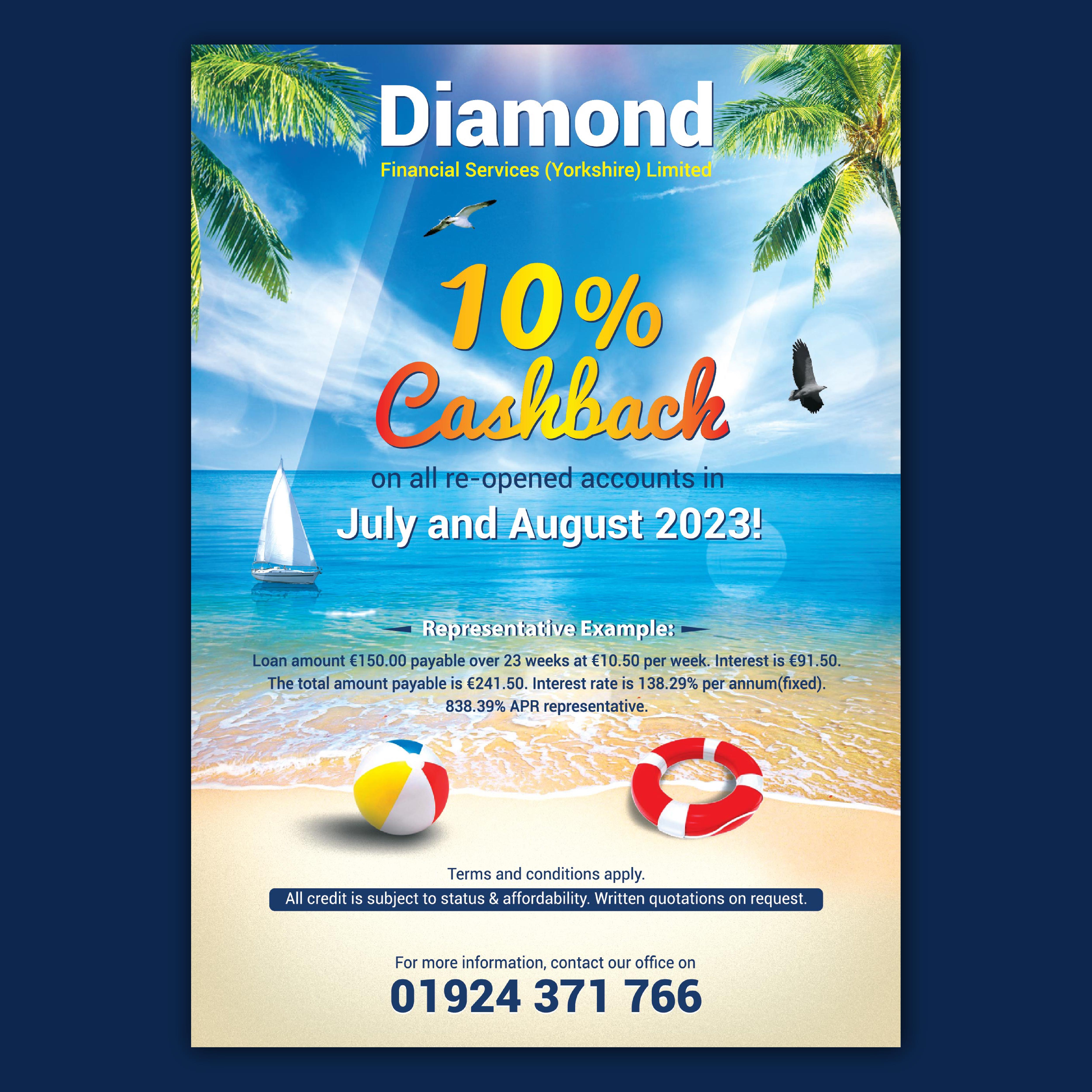Elegant, Playful Flyer Design for Diamond Financial Services (Yorkshire ...
