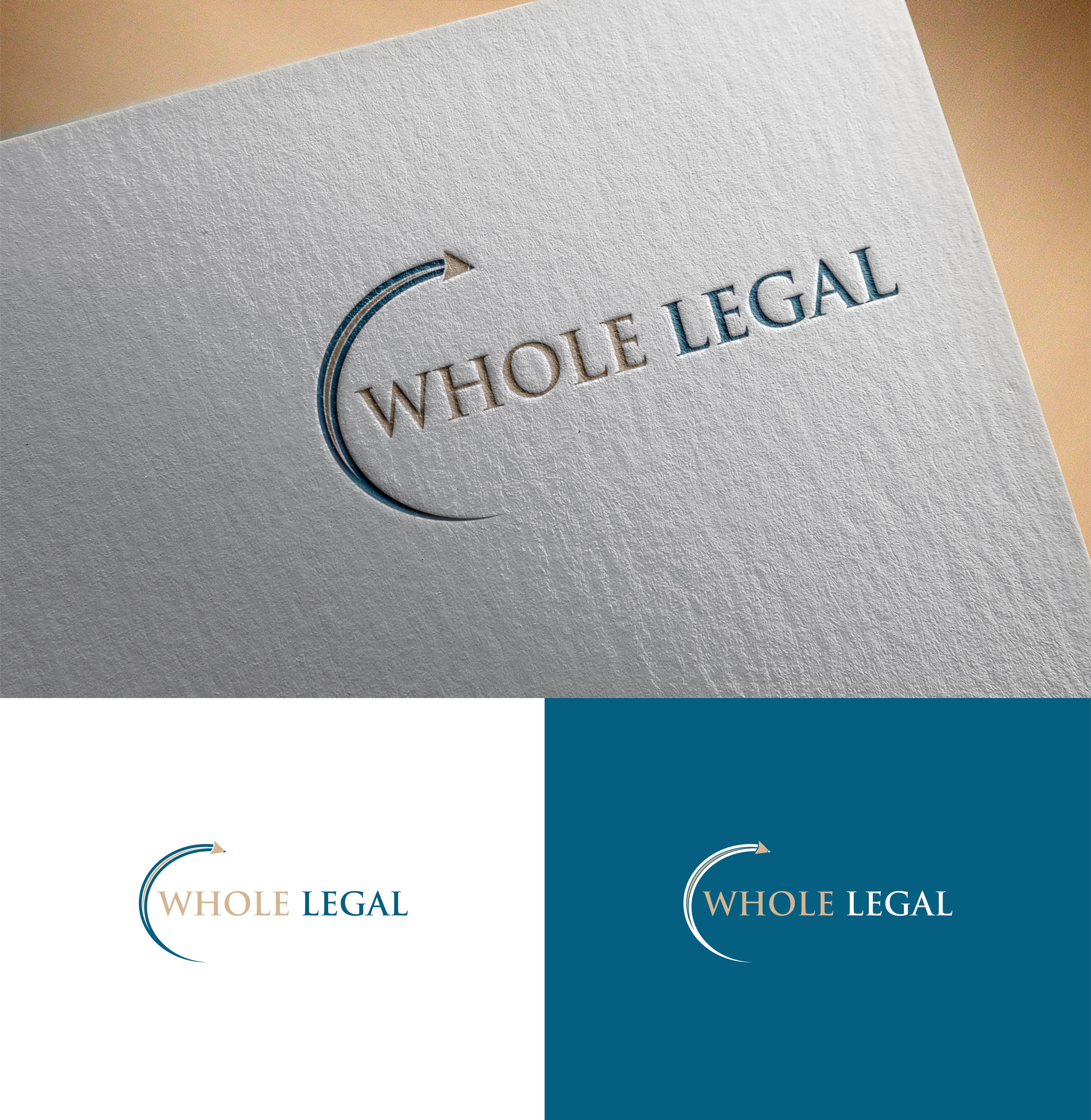 Logo Design for Whole Legal by Graphic Media | Design #30777345