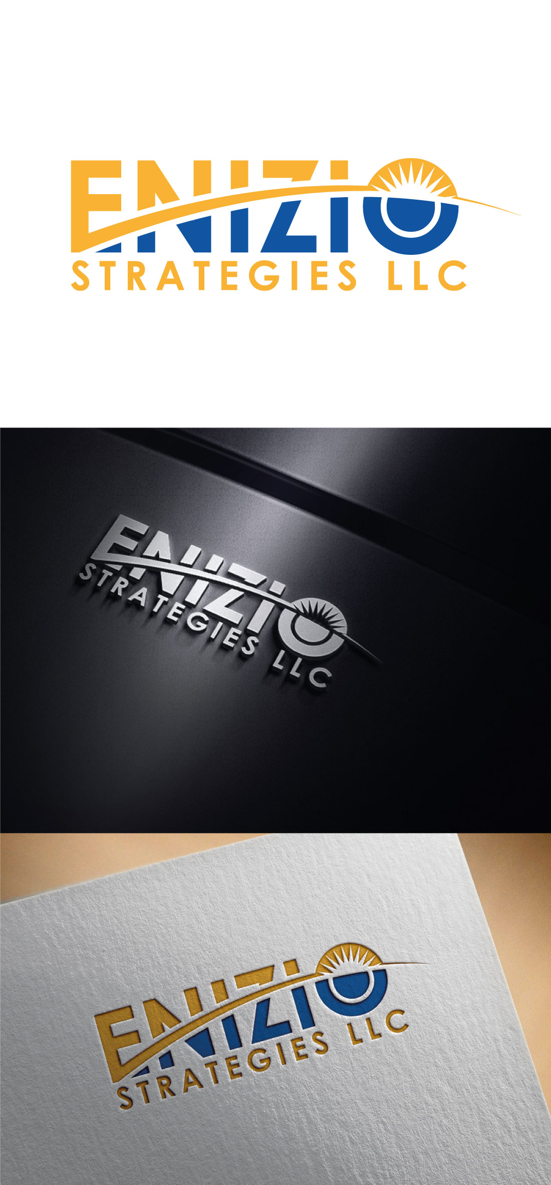 Logo Design for Logo shows the name , “Enizio” is derived from the ...