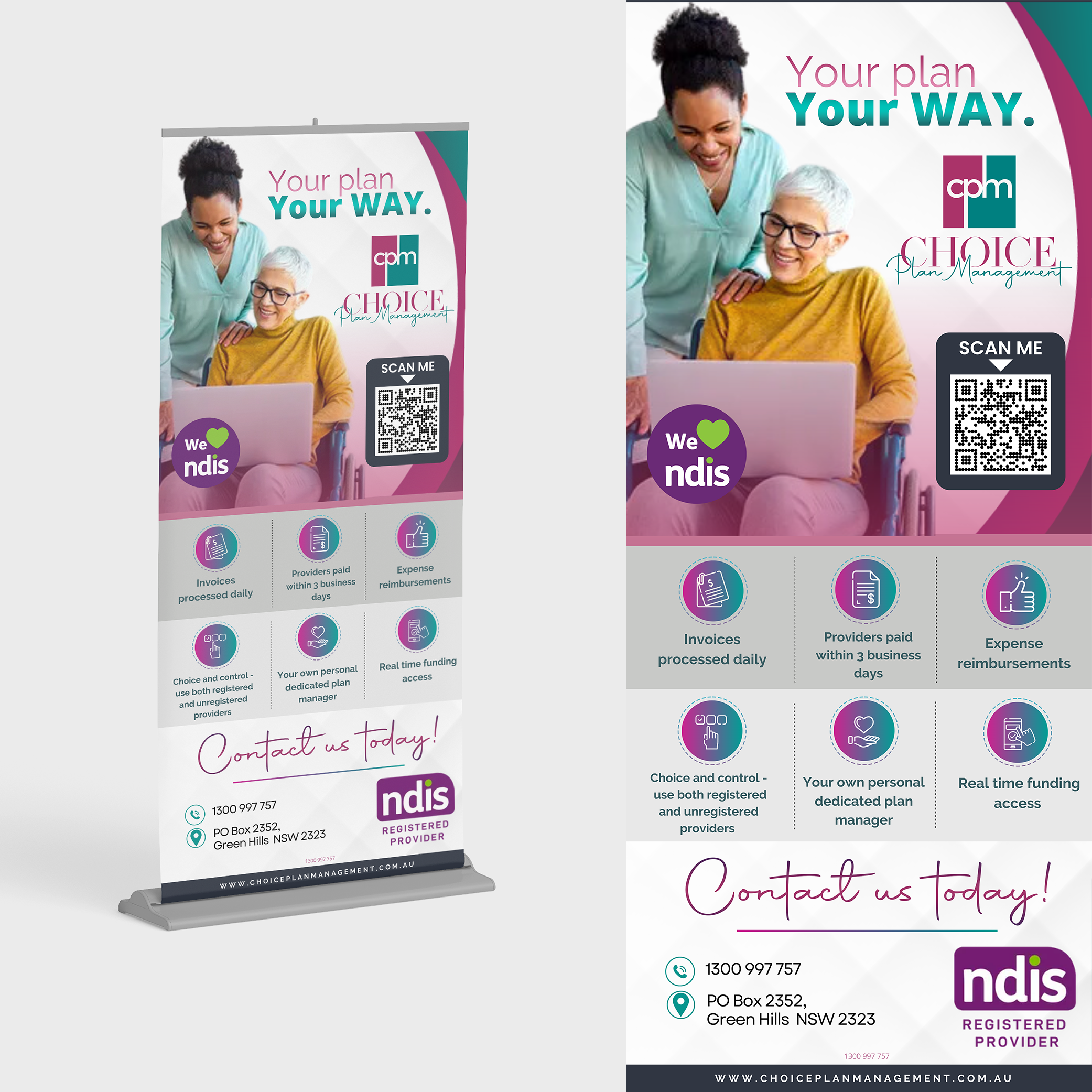Elegant, Playful, Disability/Finance Signage Design for Perfect Balance ...