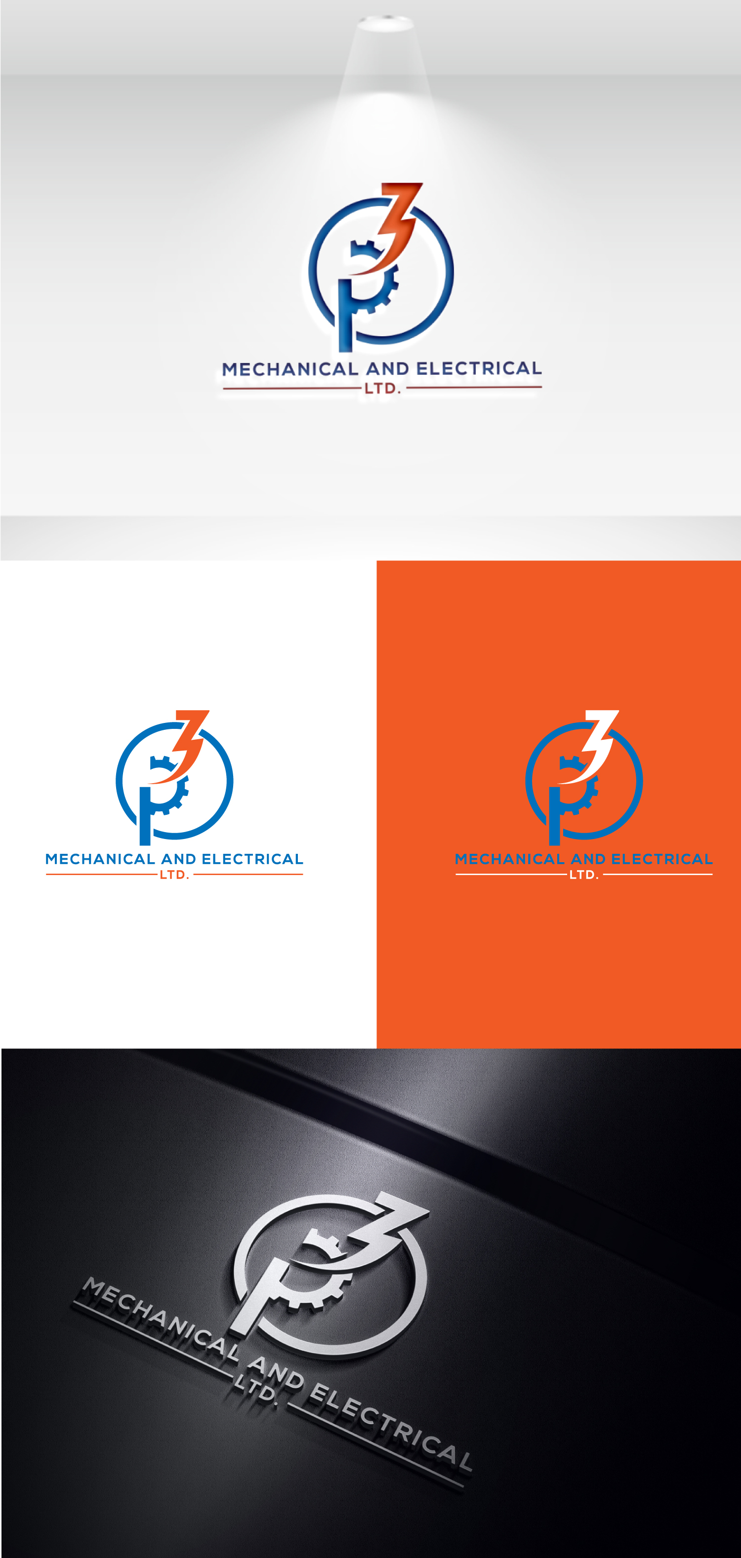 Logo Design for P3 Mechanical and Electrical Ltd. by uzzal100 | Design ...