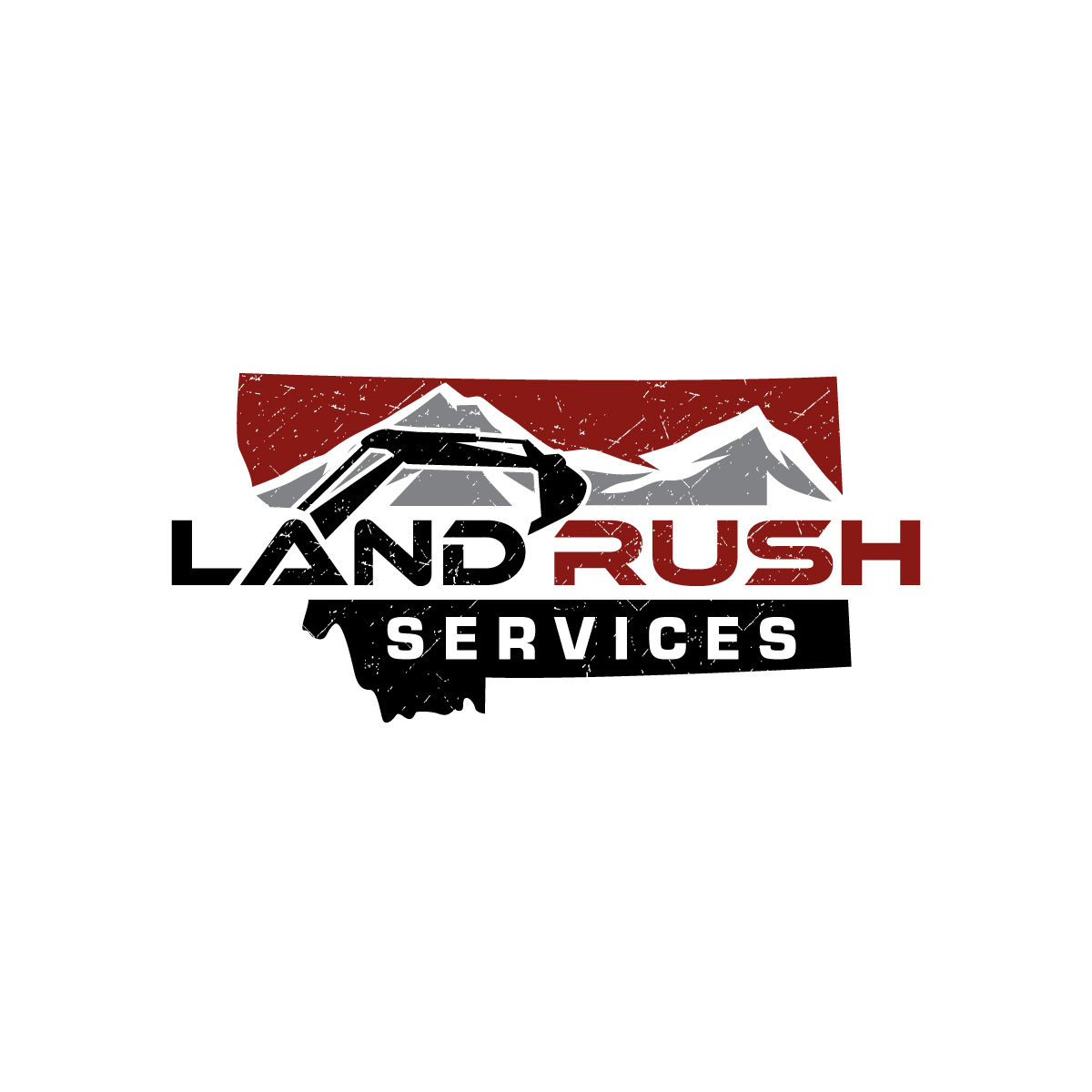 Masculine, Bold, landscape, dirtwork, property maintenance Logo Design ...