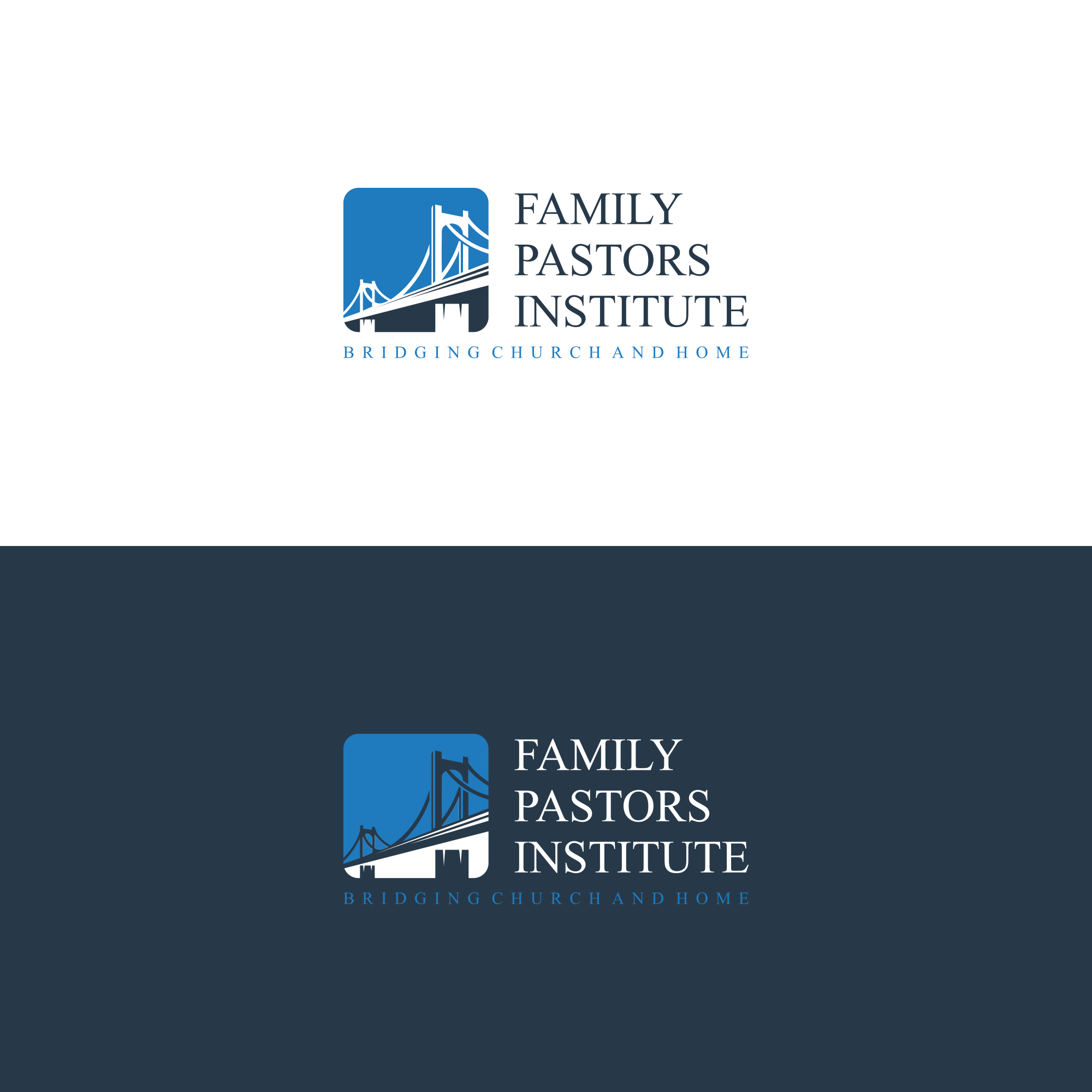 Logo Design for FAMILY PASTORS INSTITUTE Bridging Church and Home by ...