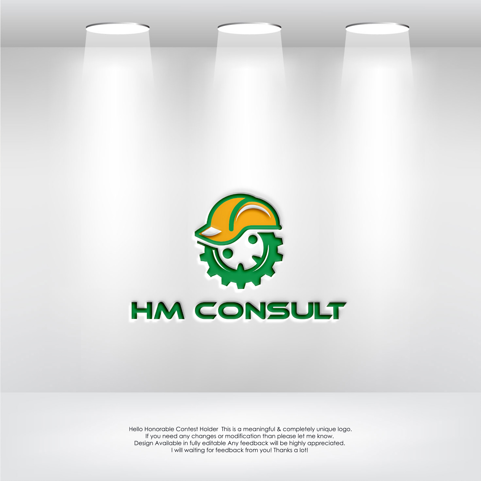 Bold, Serious, architectural design and Engineering consultant Logo Design for HM Consult by ...