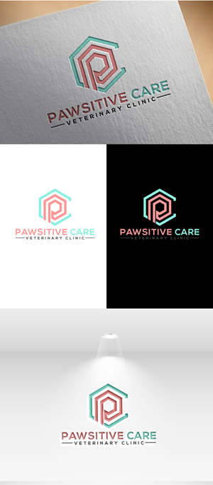 Elegant, Playful, Veterinary Clinic Logo Design for Pawsitive Care ...