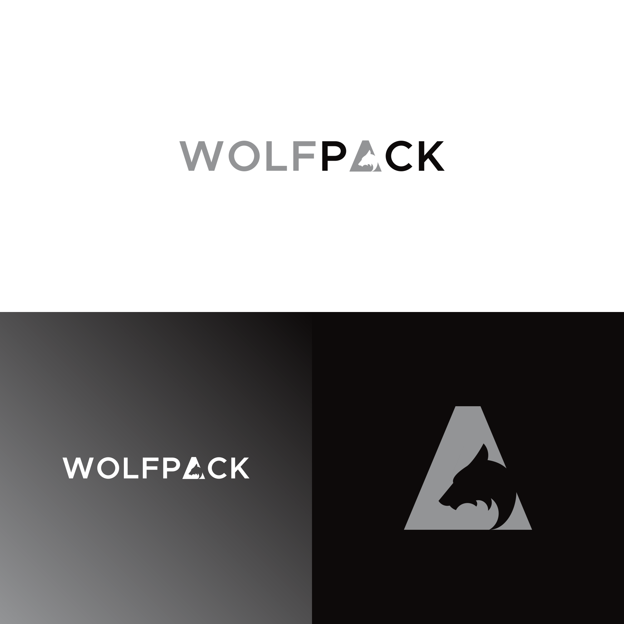 Bold, Serious Logo Design for Open to ideas of just a logo as well as the "WolfPack" being used ...