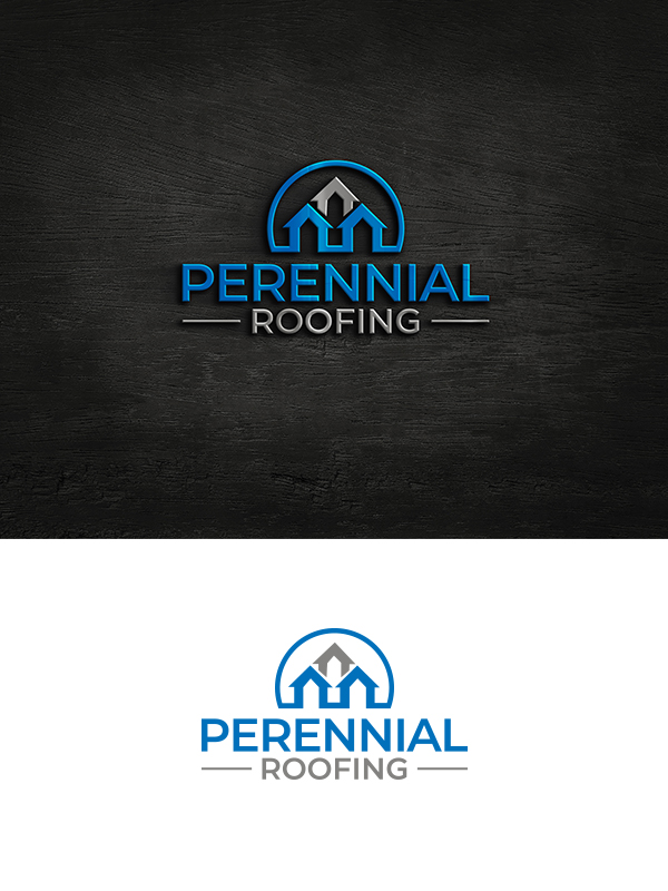Masculine, Bold Logo Design for Perennial Roofing by Riya.Designs ...