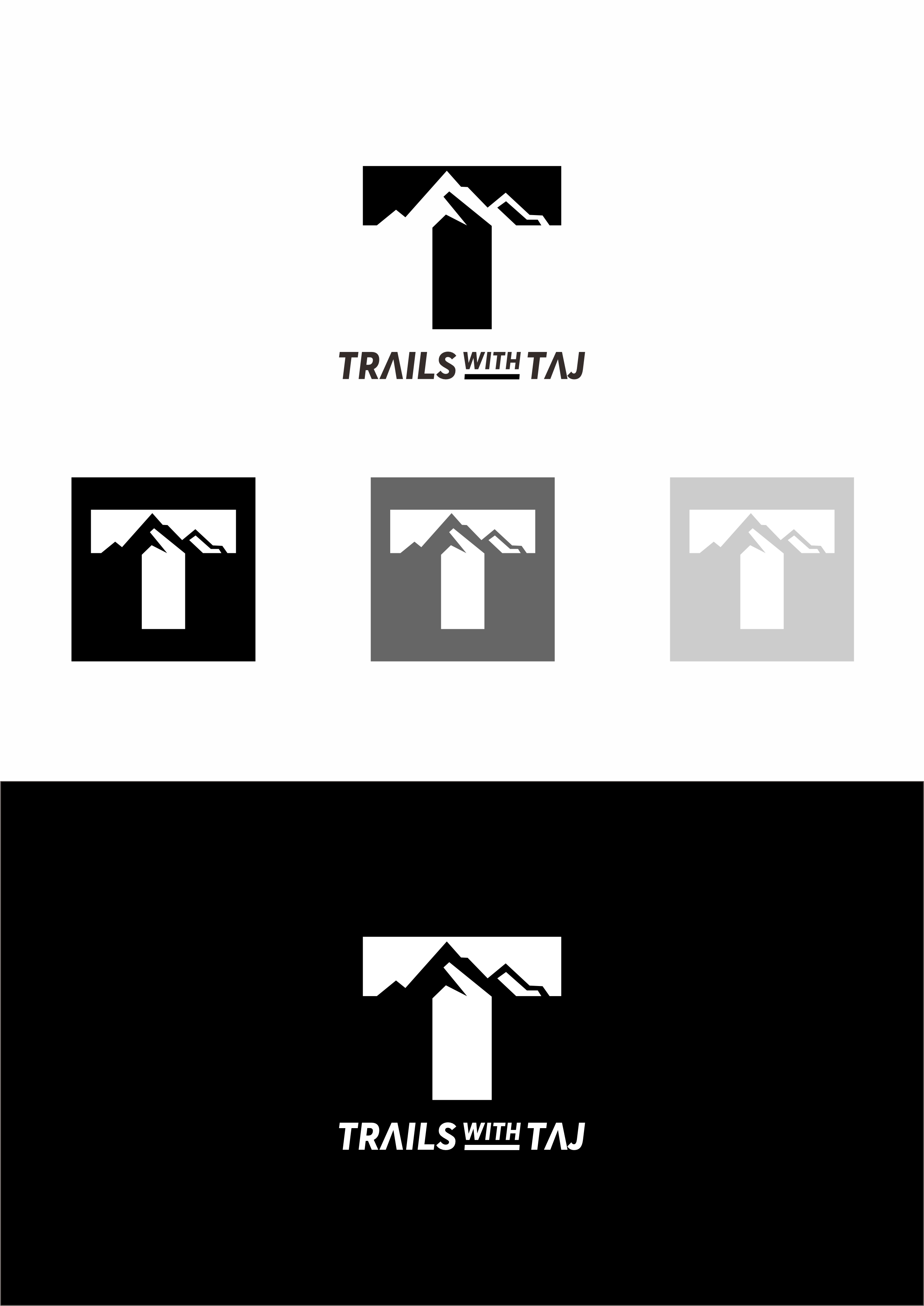 Bold, Playful, YouTube Content Creator Logo Design for Trails with Taj ...