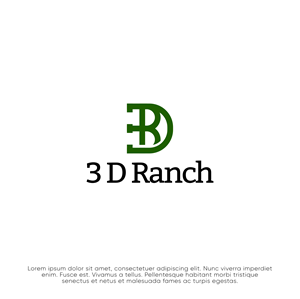 3D Ranch | 78 Logo Designs for 3 D Ranch